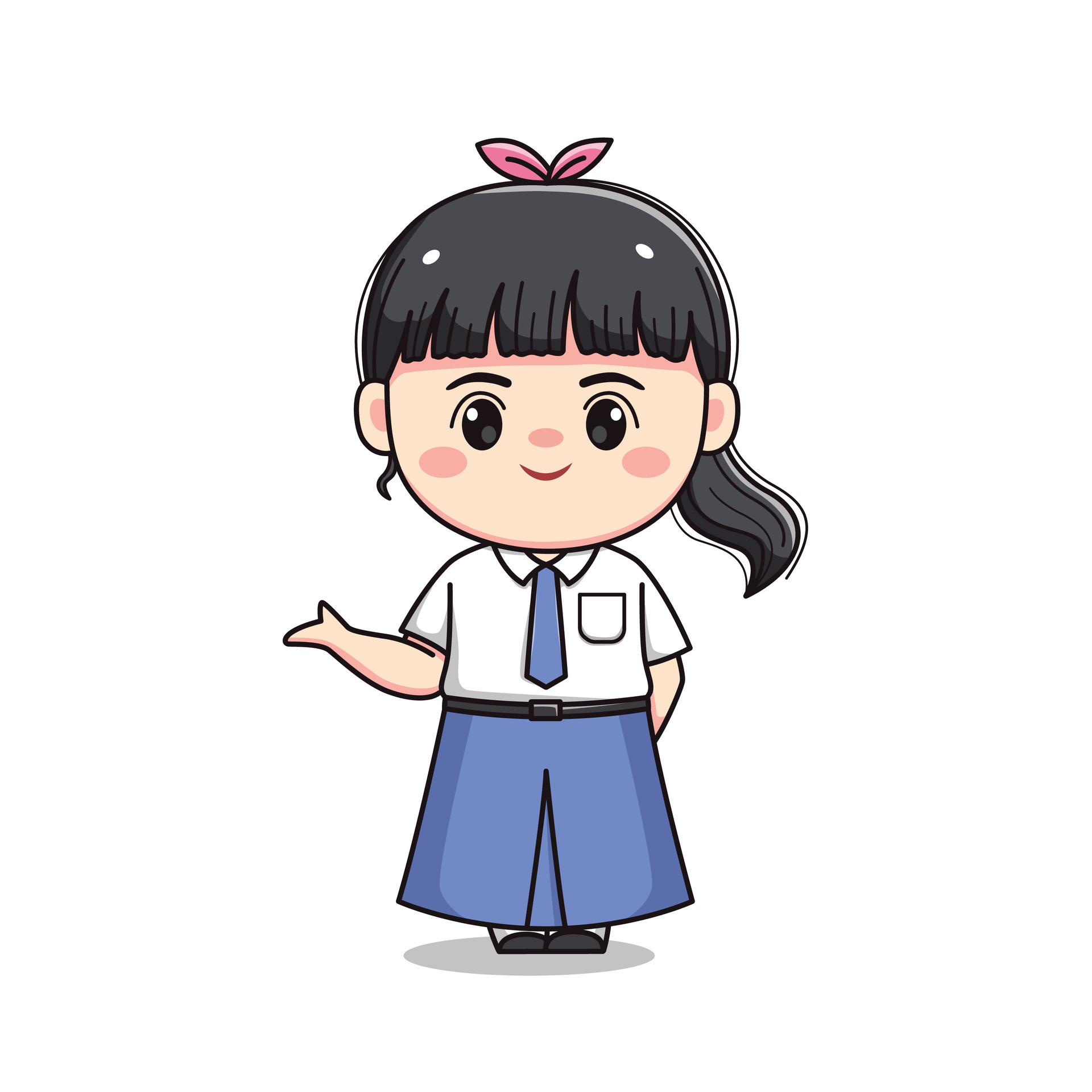 indonesian senior high school student cute girl character 46346816 ... indonesian senior high school student cute girl character 46346816 ...