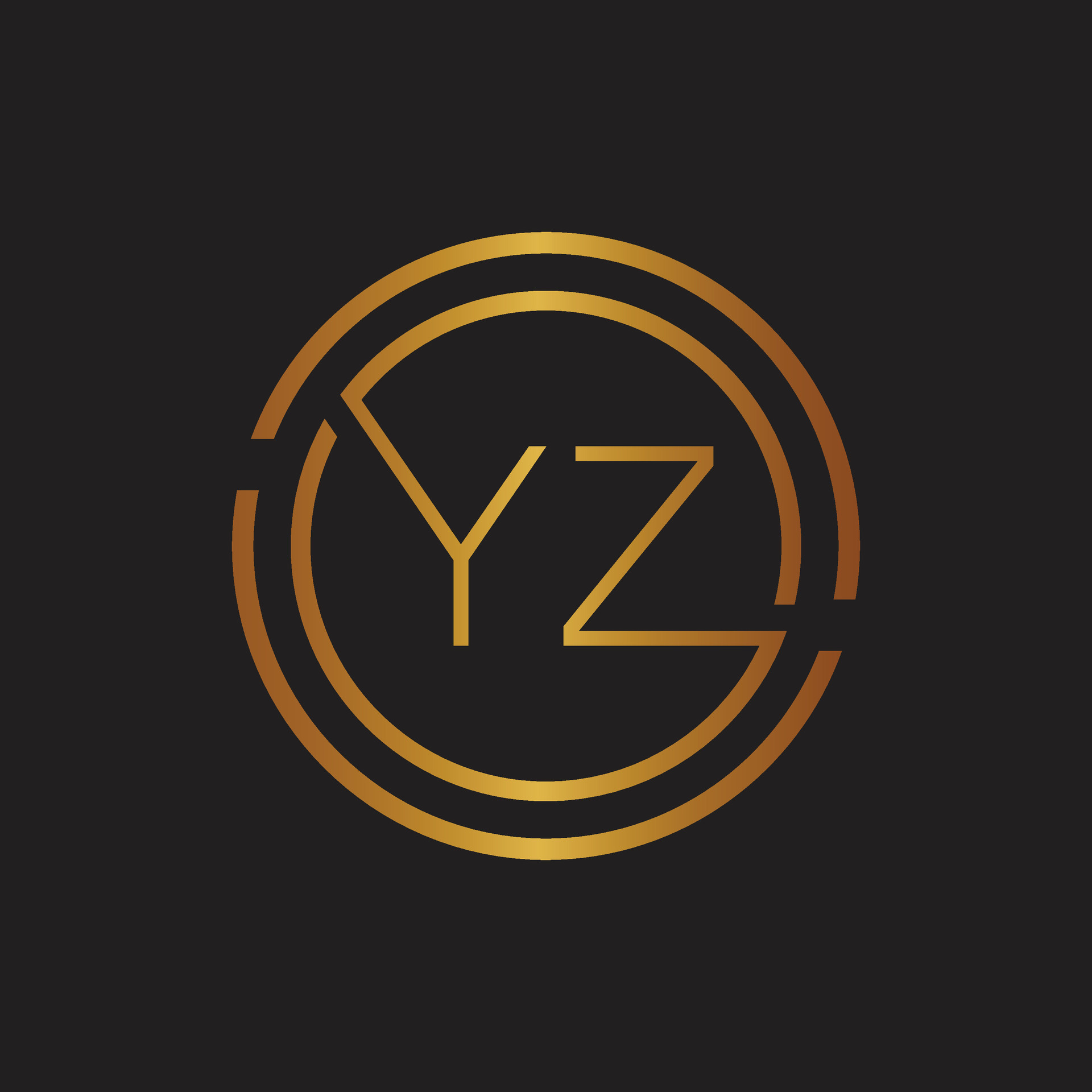 Luxury letter YZ logo design.Royal premium letter YZ logo design template 46349587 Vector Art at ...
