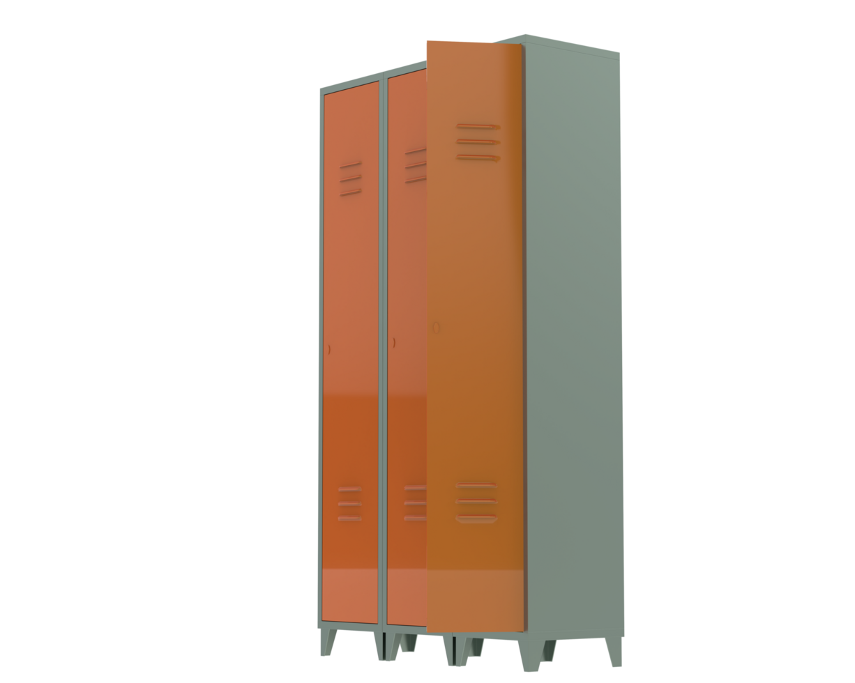 Gym Lockers Isolated On Background 3d Rendering Illustration 46350731 Png