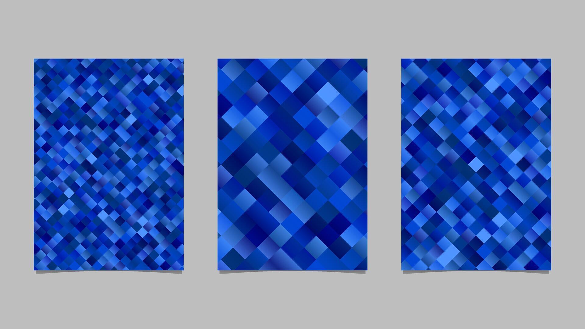 Abstract Diagonal Square Pattern Brochure Template Design Set 46351554 Vector Art At Vecteezy