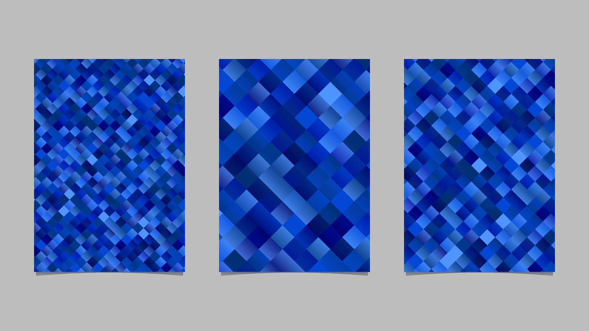 Abstract Diagonal Square Pattern Brochure Template Design Set 46351554 Vector Art At Vecteezy