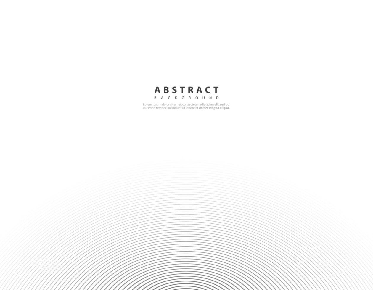 Abstract Circle Halftone Black Background Gradient Retro Line Pattern Design Monochrome