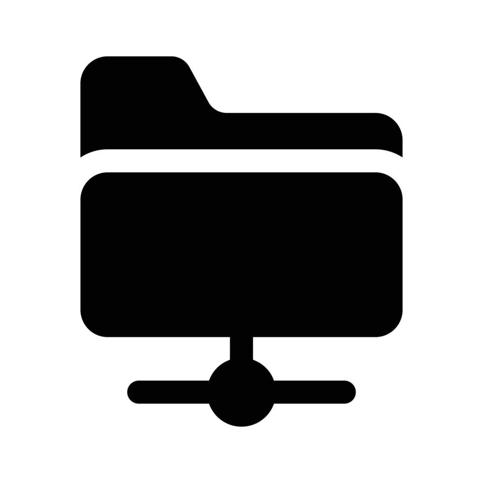 Shared folder, network folder icon design, premium 46357759 Vector Art ...