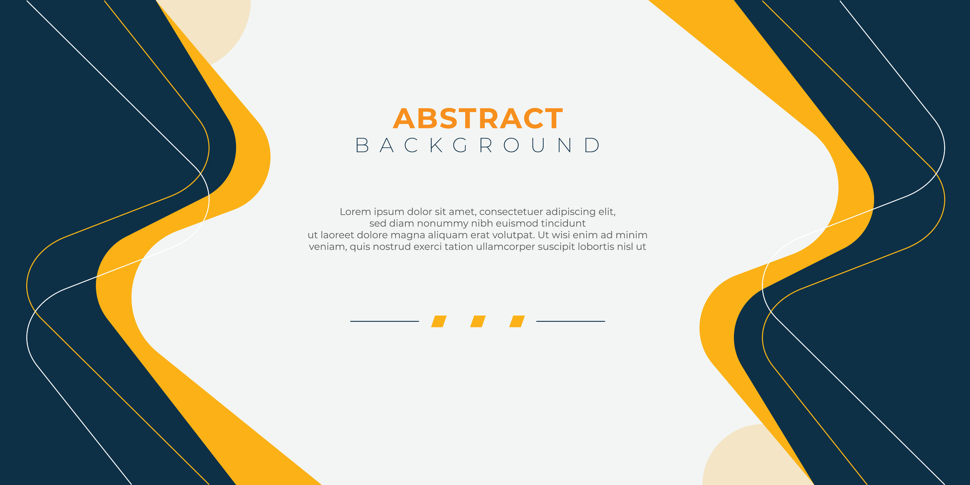 Abstract Orange Gradient Geometric Shape Background With Line Modern