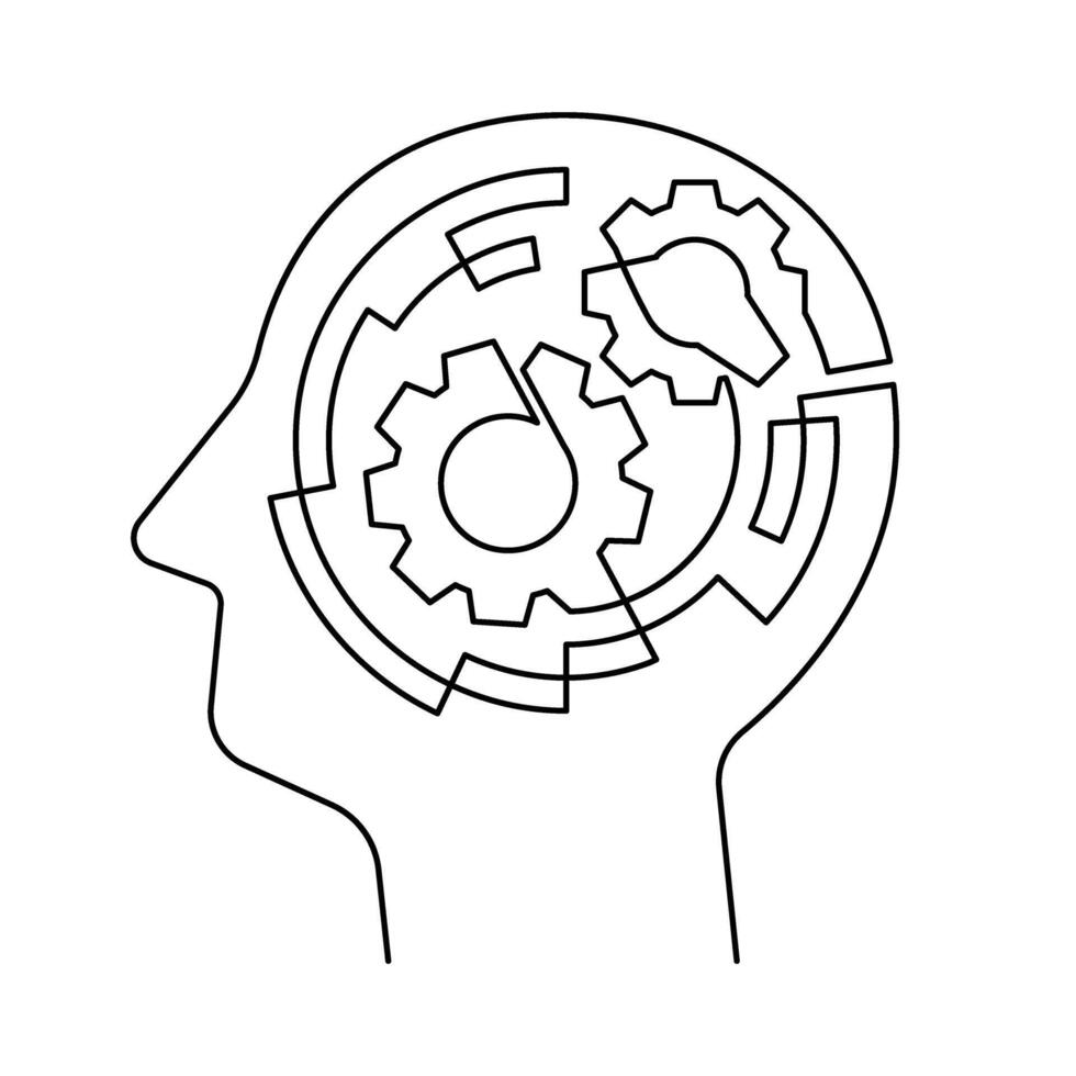 artificial intelligence bot digital brain neural network one line ... artificial intelligence bot digital brain neural network one line ...