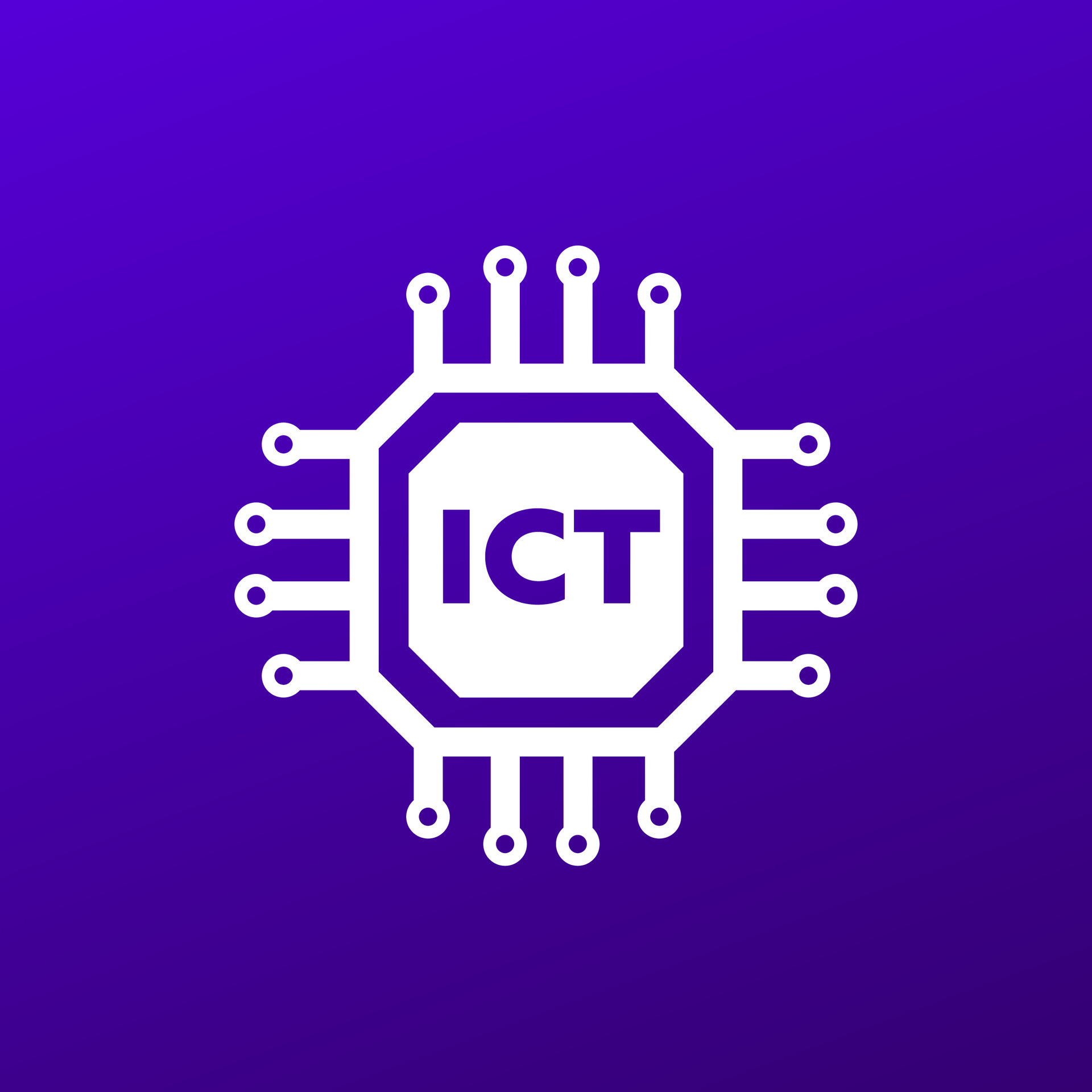 ICT icon for web 46372613 Vector Art at Vecteezy