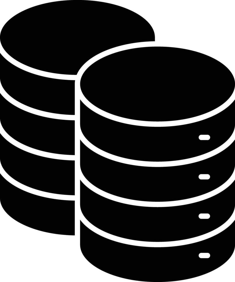 Database Glyph Icon Design 46379168 Vector Art at Vecteezy