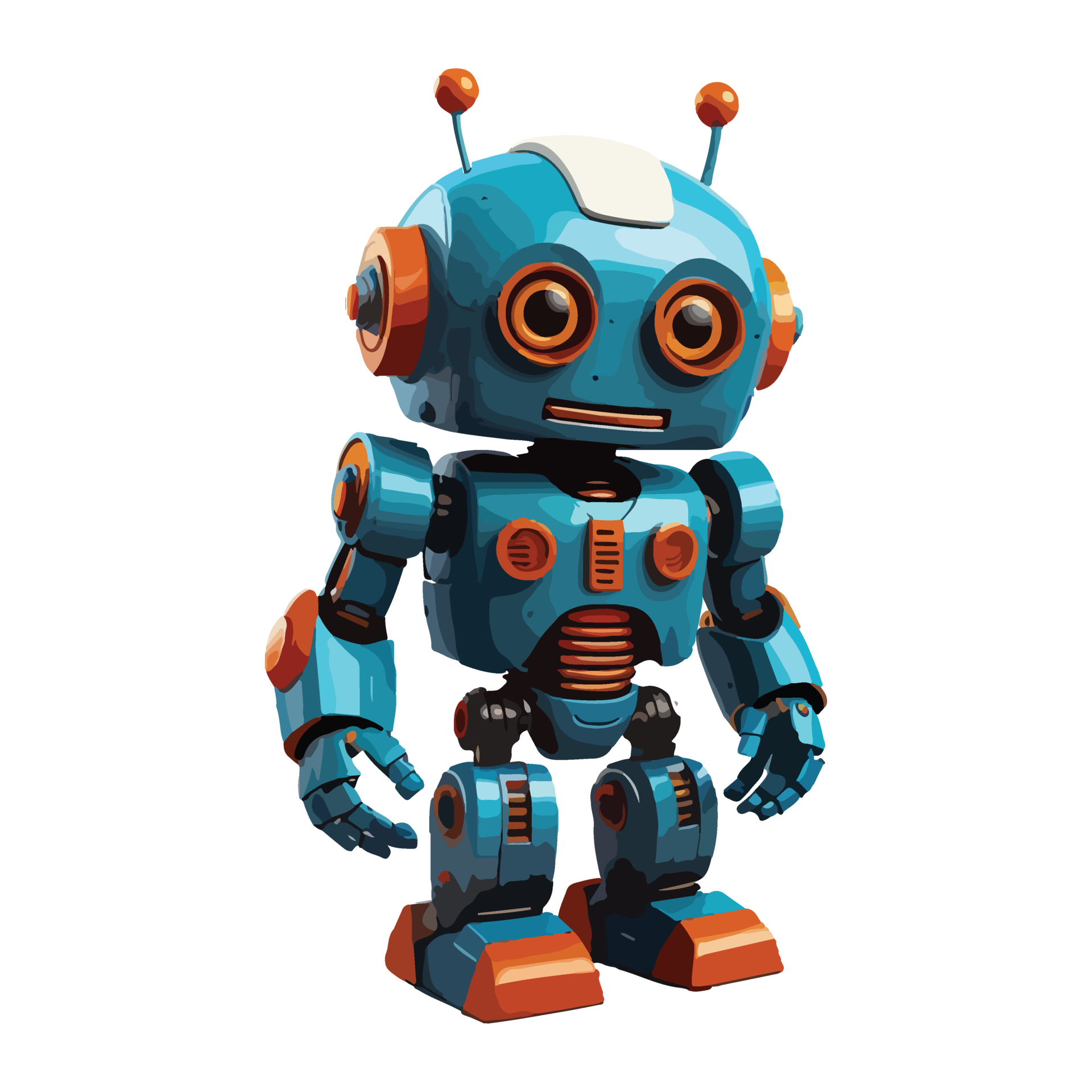 3D robot animation illustration design image 46380552 PNG