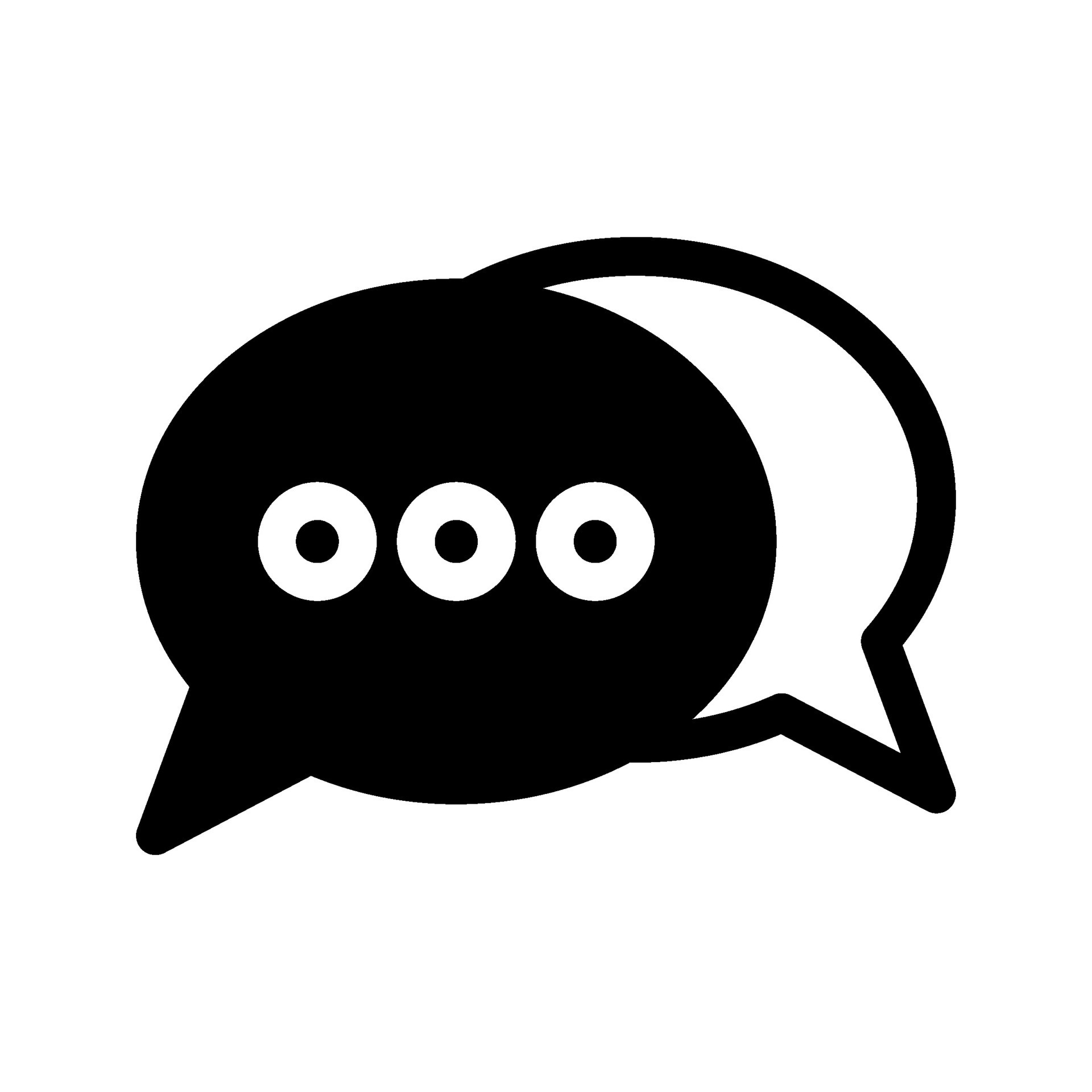 Chat Icon Symbol Design Illustration 46390375 Vector Art at Vecteezy