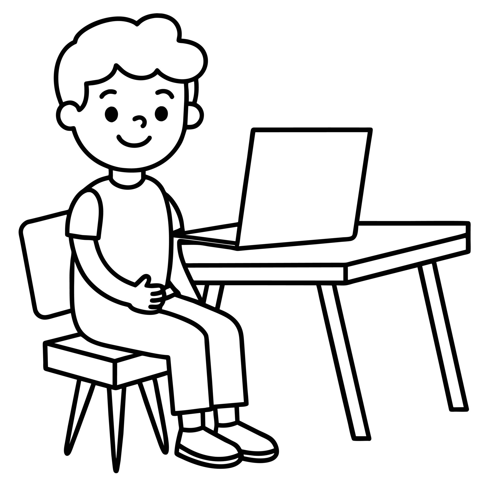 Educational concept line-art illustration 46394958 Vector Art at Vecteezy