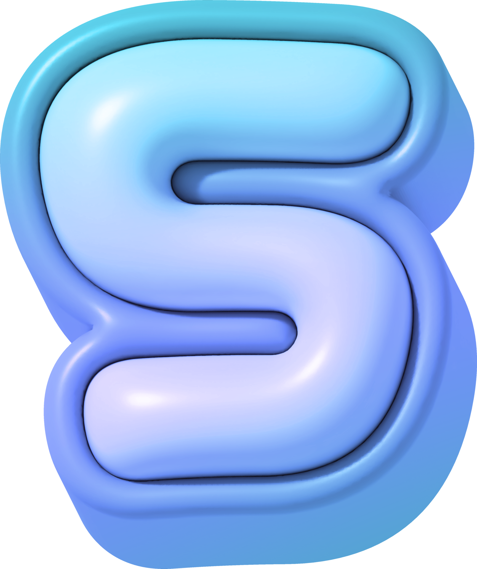 Letter S, Colorful Gradient 3D Lettering 46398096 PNG Letter S, Colorful Gradient 3D Lettering 46398096 PNG