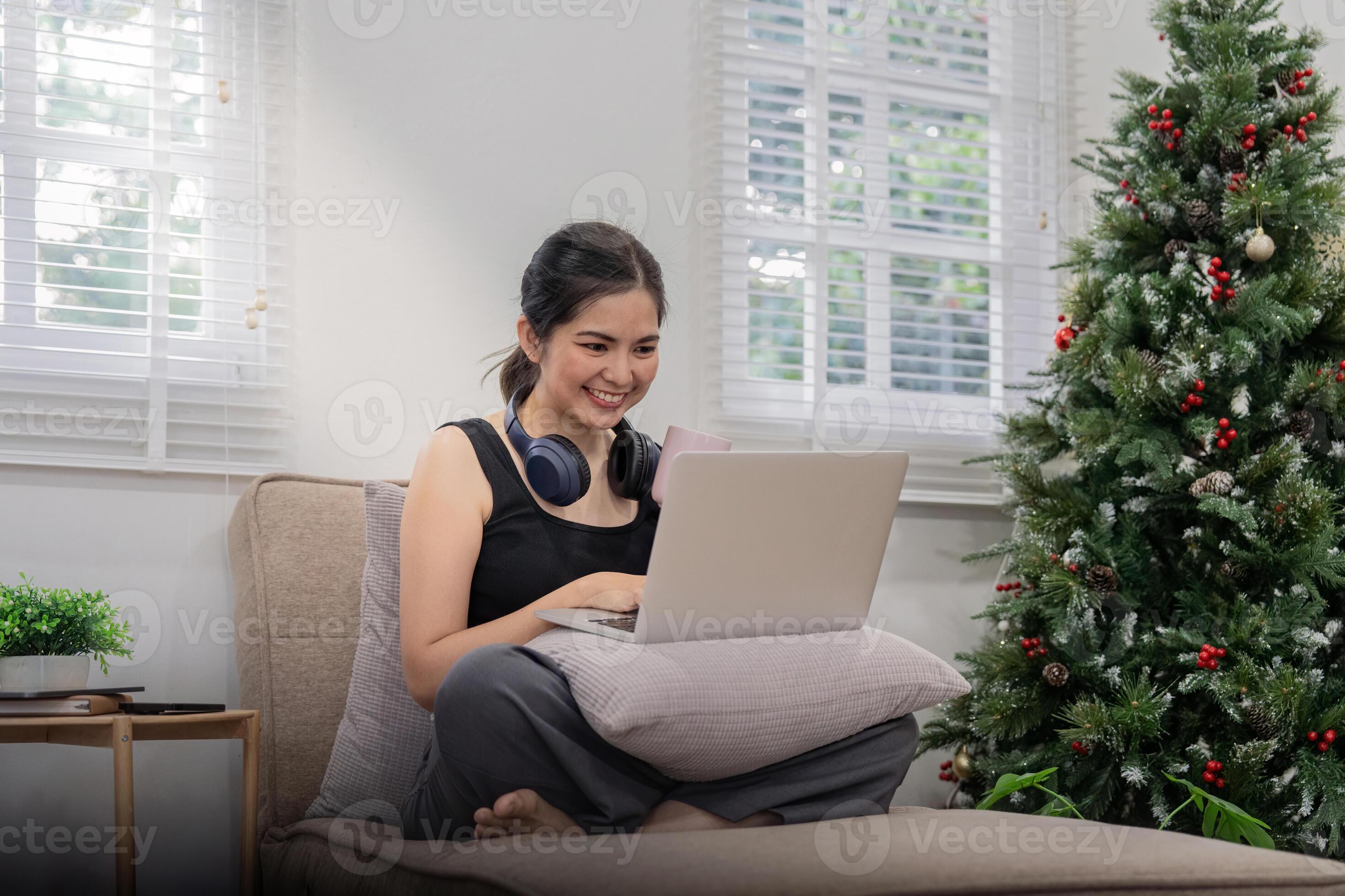 Young Cheery Happy Positive Cute Beautiful Business Woman Sit Indoor In