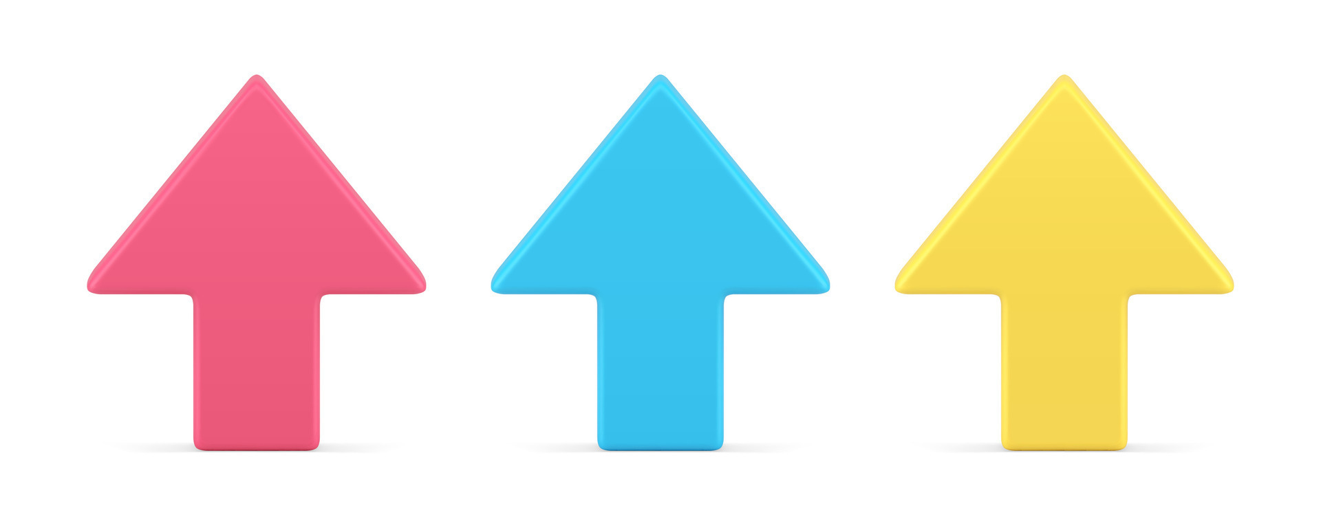 Arrow Up Cursor Interface Click Web Pointer Upward Direction Geometric