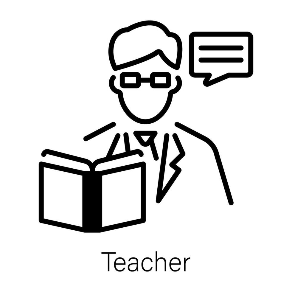 Trendy Teacher Concepts 46420683 Vector Art at Vecteezy