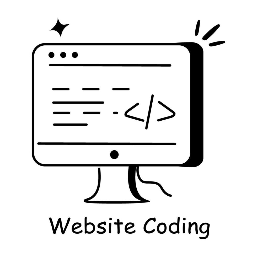 Trendy Website Coding 46420871 Vector Art at Vecteezy