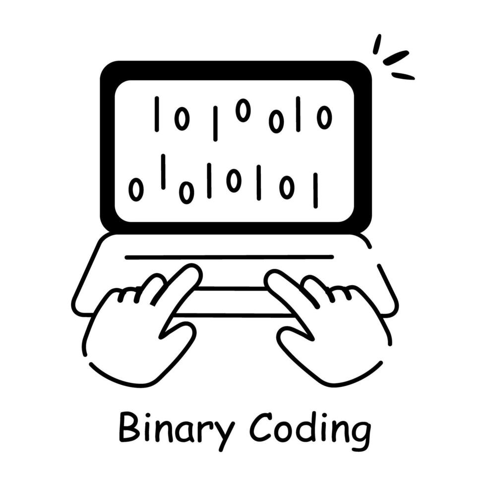 Trendy Binary Coding 46420881 Vector Art at Vecteezy