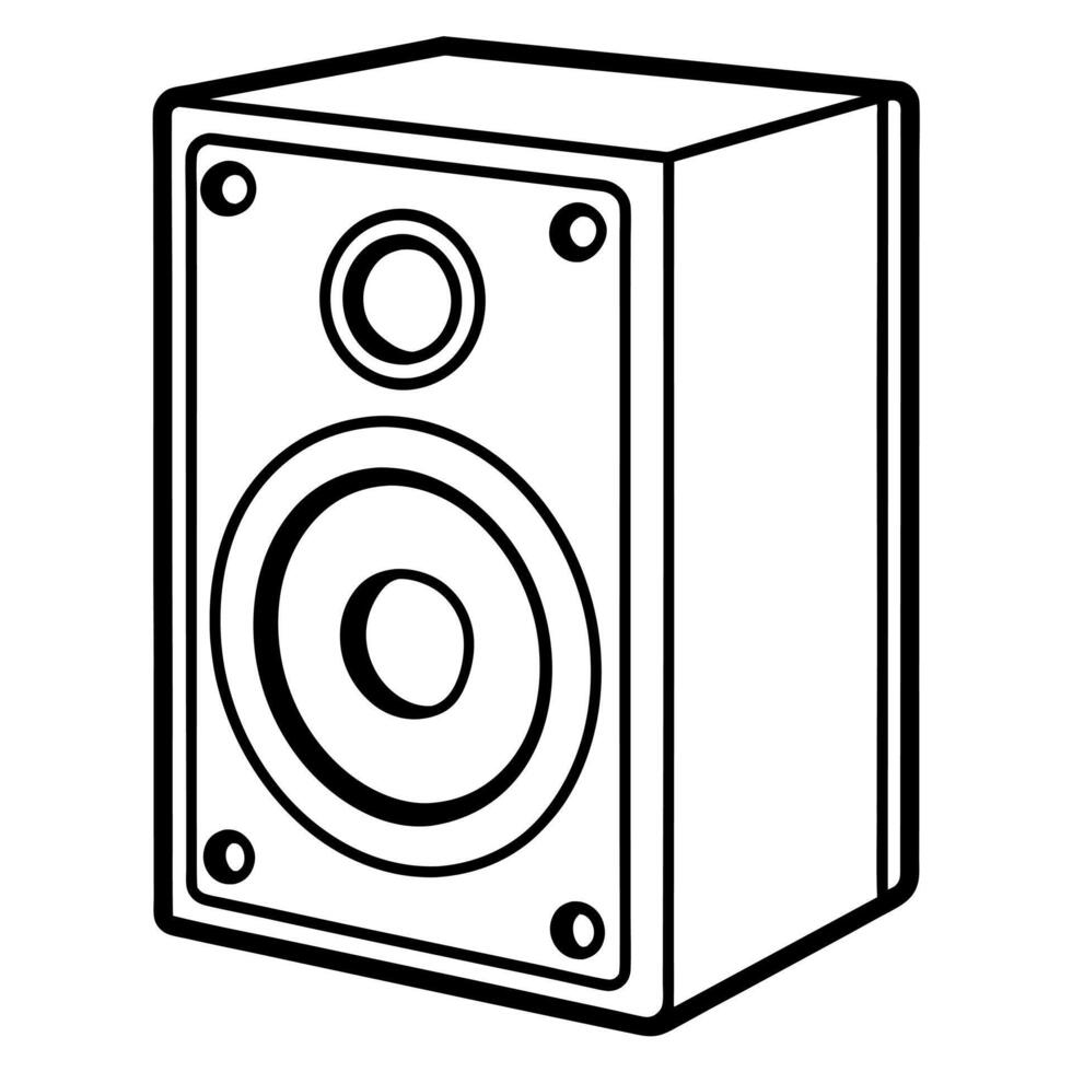 speaker coloring book