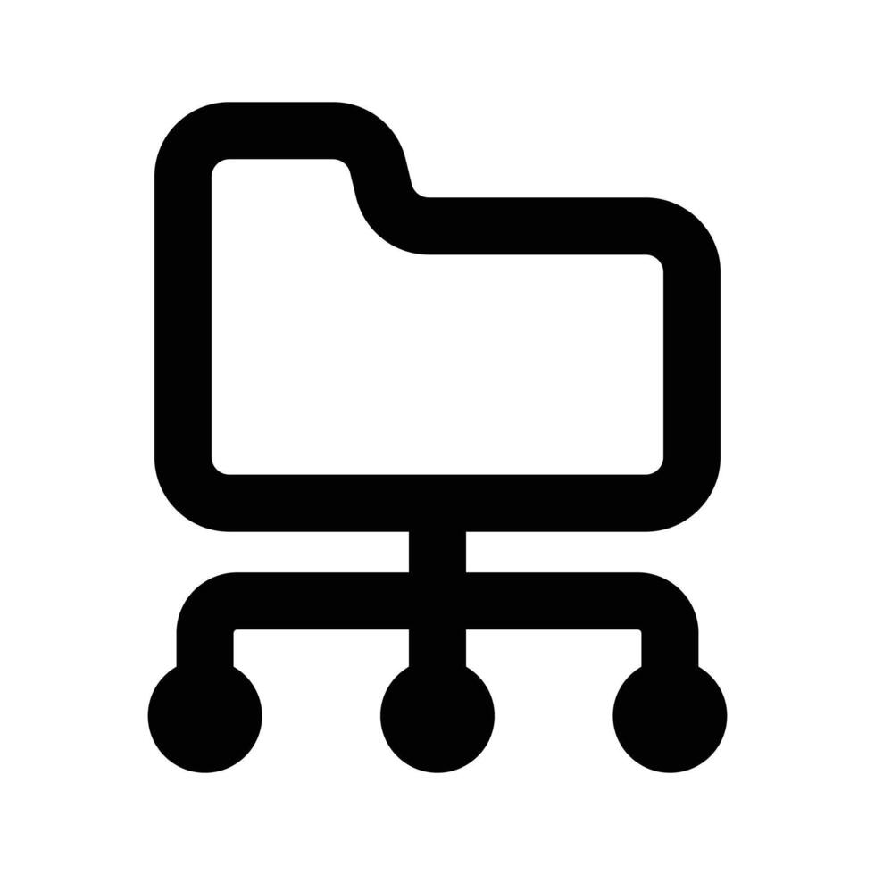 Shared folder, network folder icon design, premium 46428749 Vector Art ...