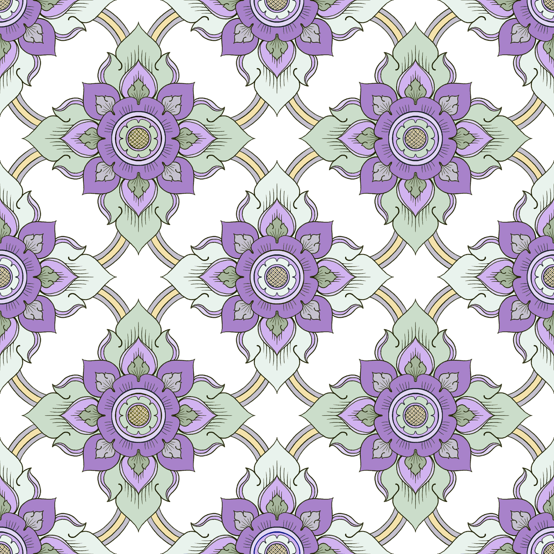 Seamless pattern traditional thai folk motif repeat background 46435173 PNG Seamless pattern traditional thai folk motif repeat background 46435173 PNG