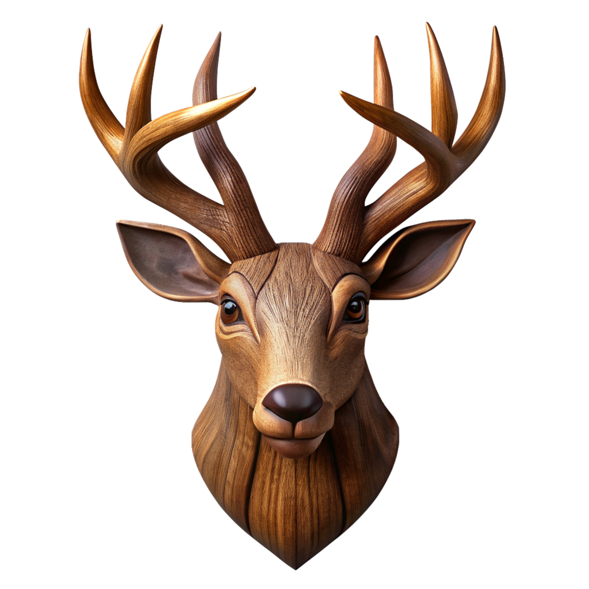 Deer Head Decoration 3d Image 46438571 PNG