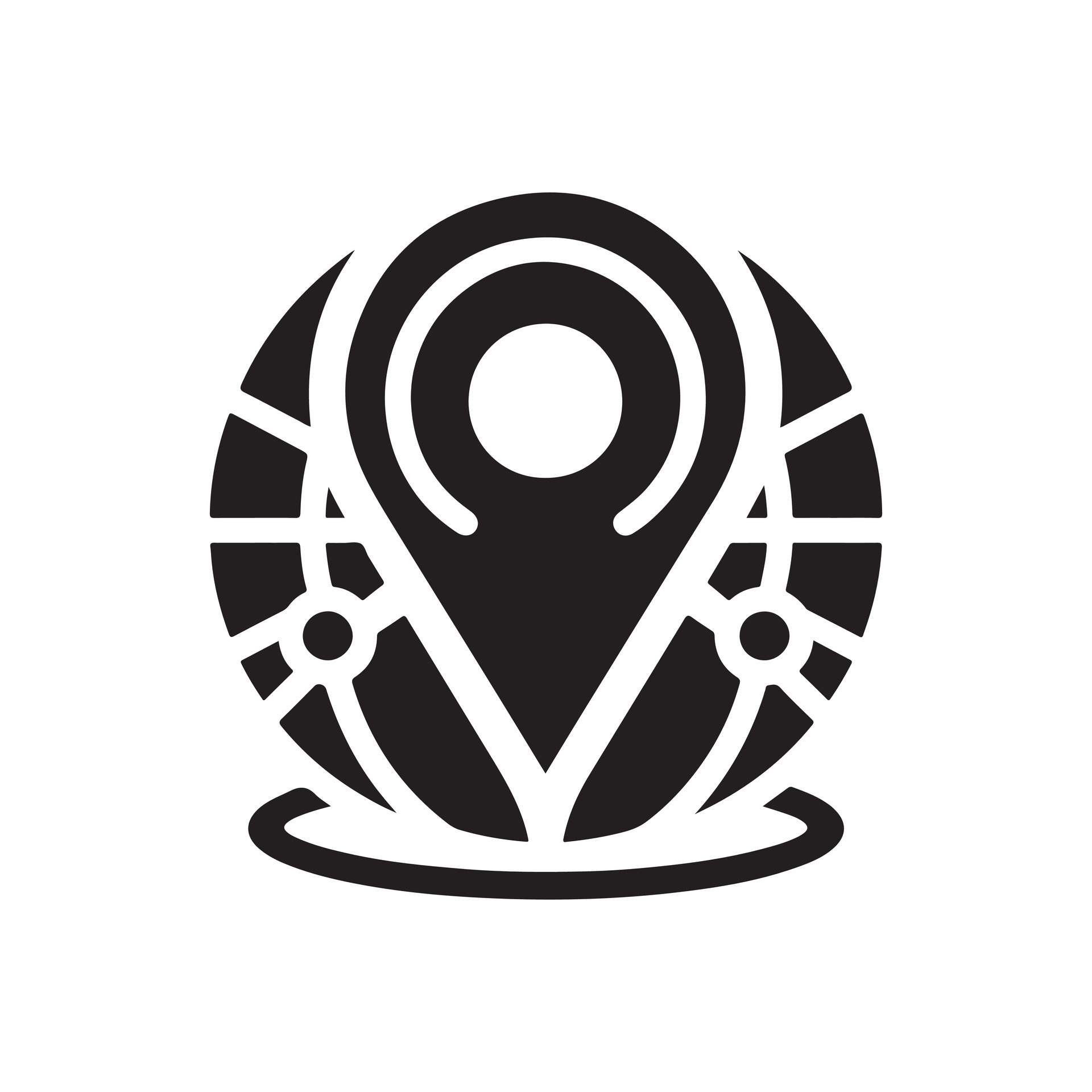 Location icon art illustration. 46447239 Vector Art at Vecteezy