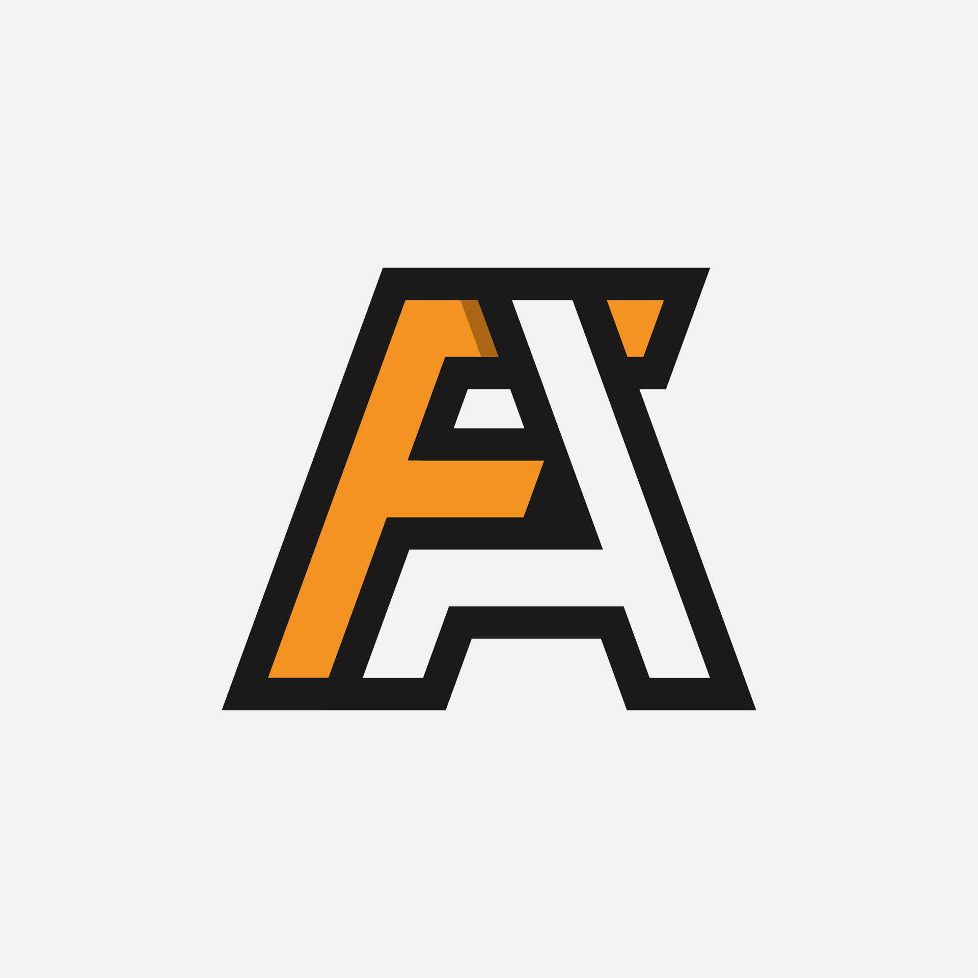 letra af o fa logo, monograma logo letra un con F combinación, diseño logo plantilla ...