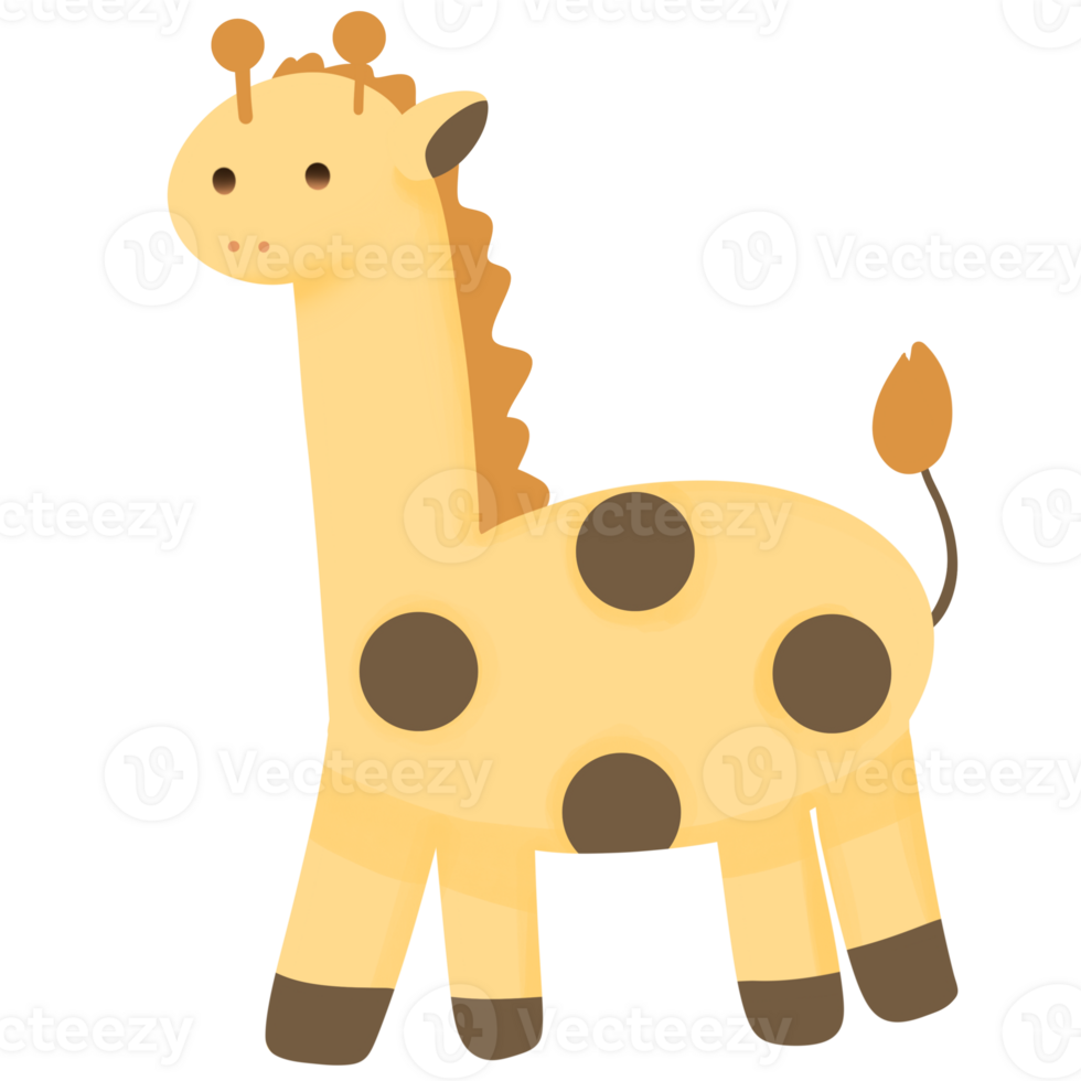 Cute Giraffe Cartoon Clip Art 46448952 Png