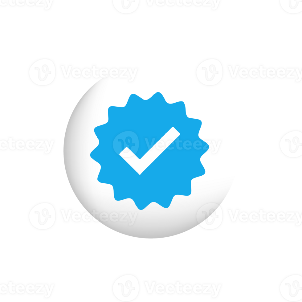Verification Icon Symbol Social Media Account Verification Icon Blue