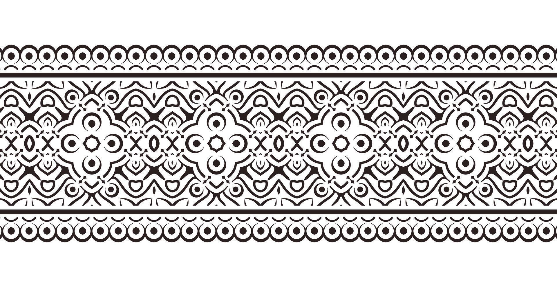ornamental pattern border Design Template 46460640 Vector Art at Vecteezy
