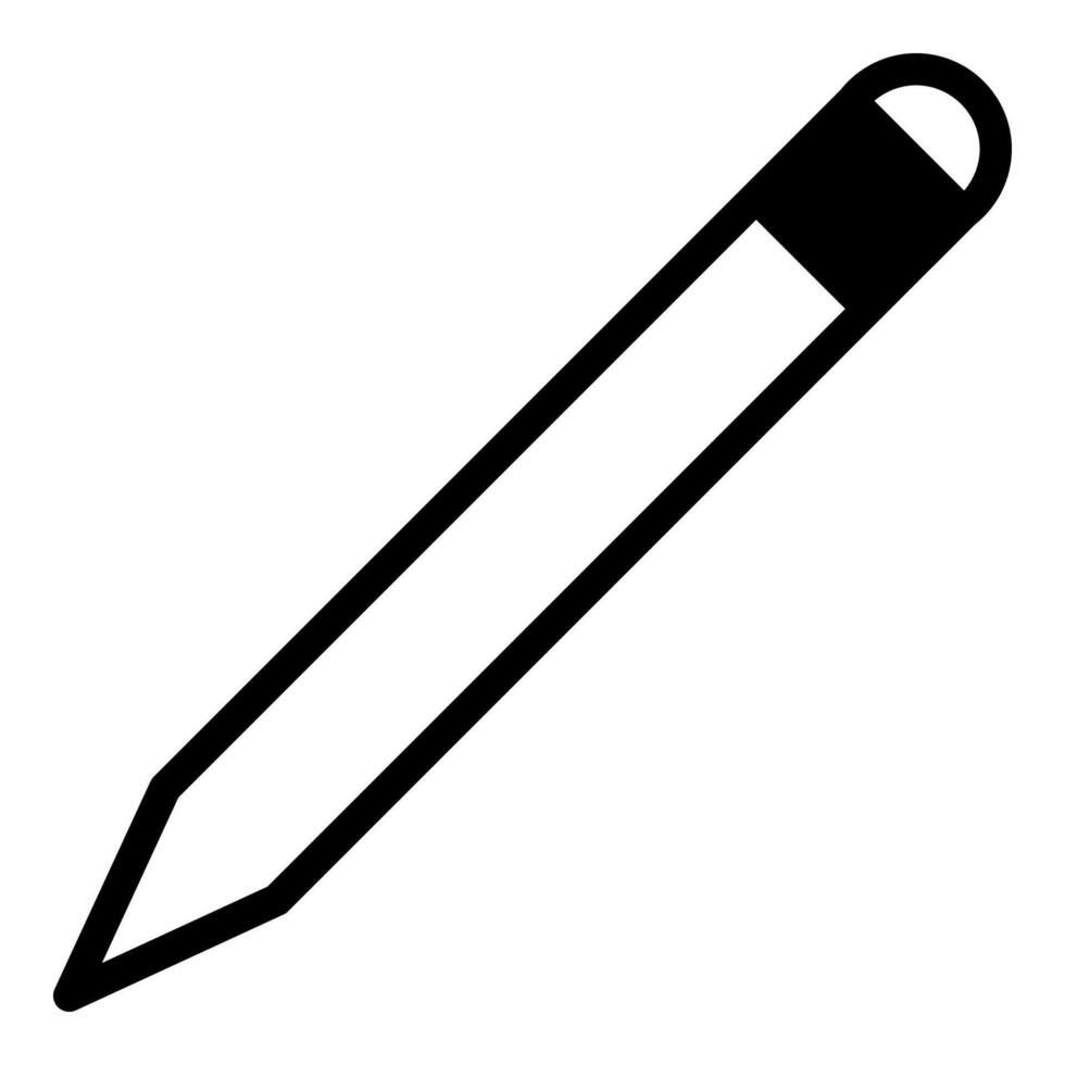 Penci Icon Or Logo Illustration Outline Black Style 46464224 Vector Art At Vecteezy