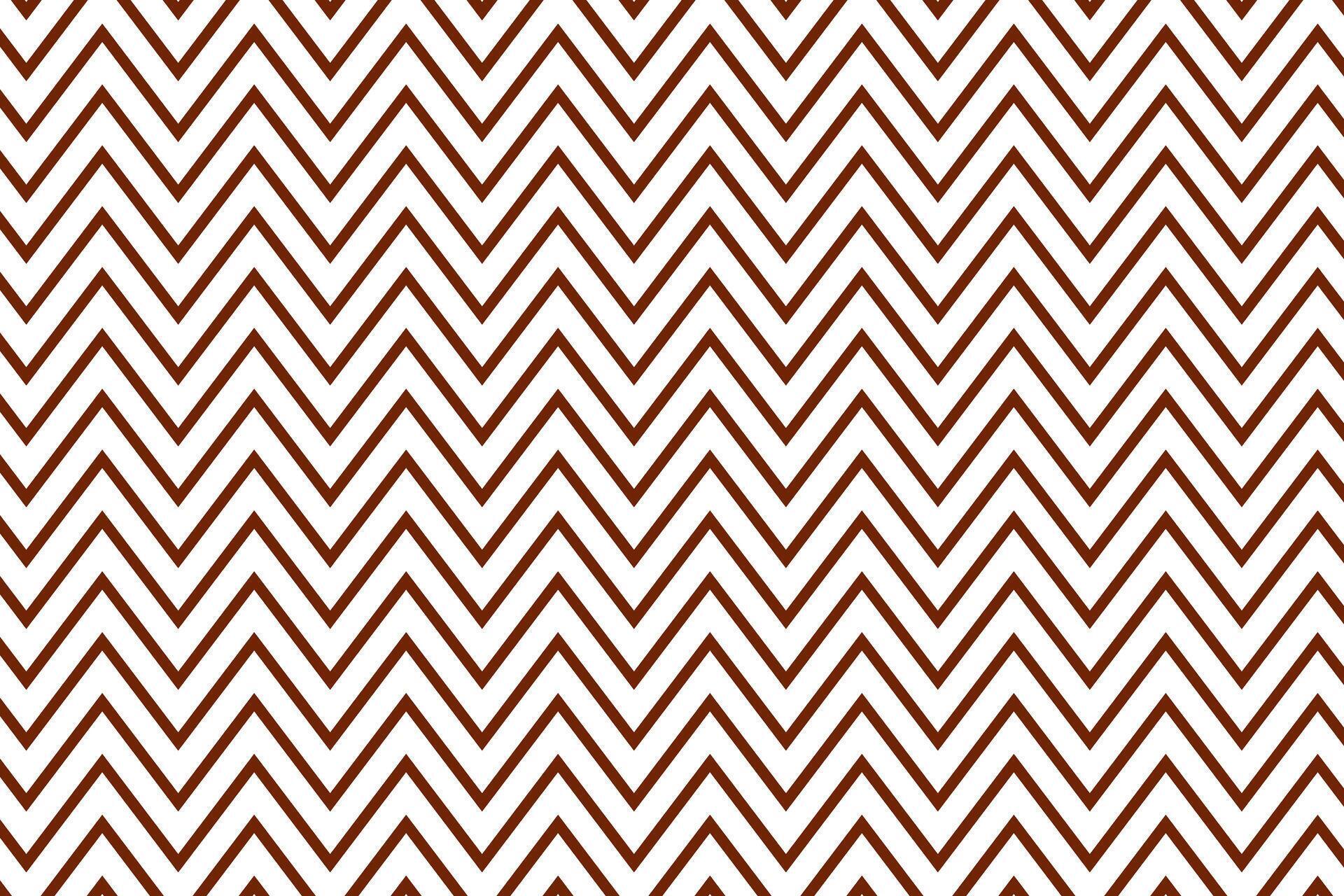 Simple Abstract Earthtone Chocolate Color Geometric Thin Line Zig Zag Pattern Seamless Pattern