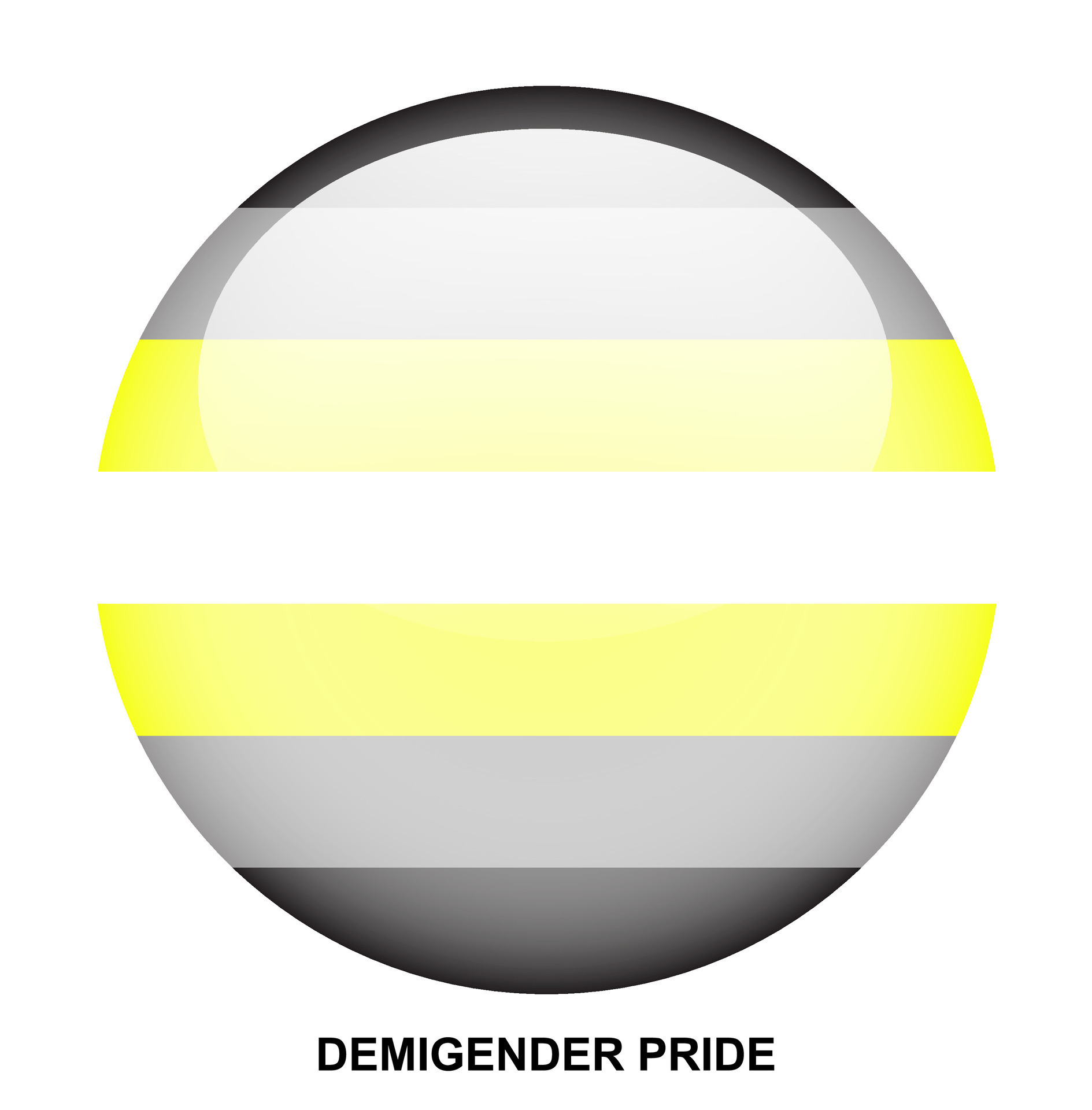 Demigender Pride Flag Button On White Background 46467679 Vector Art At