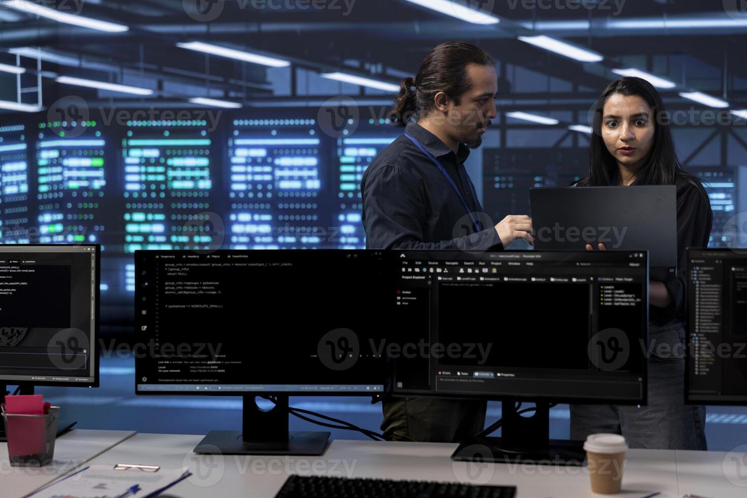 It Experts In Server Hub Ensuring Valuable Data Remains Shielded From