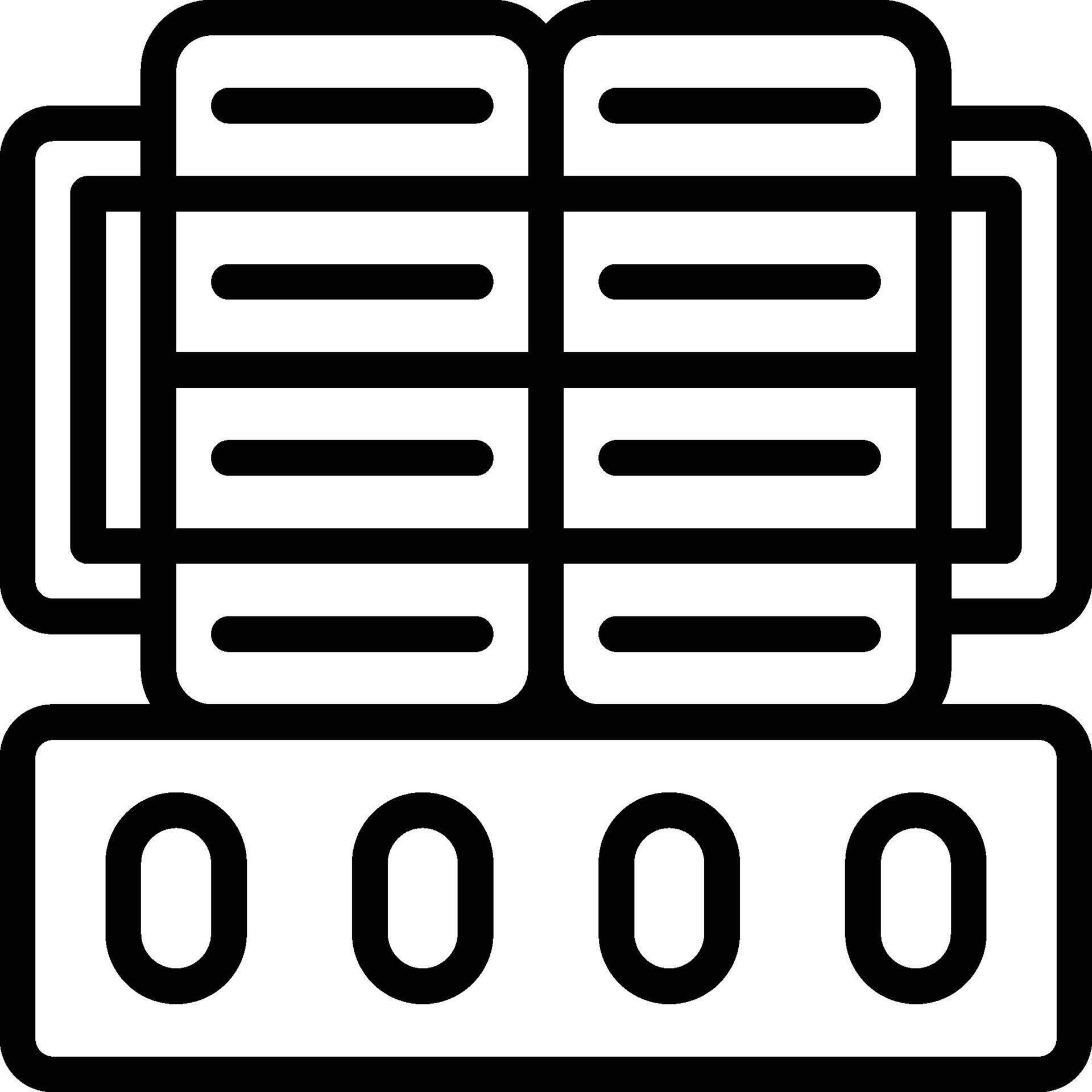 Data Center Icon. Hosting icon 46472263 Vector Art at Vecteezy