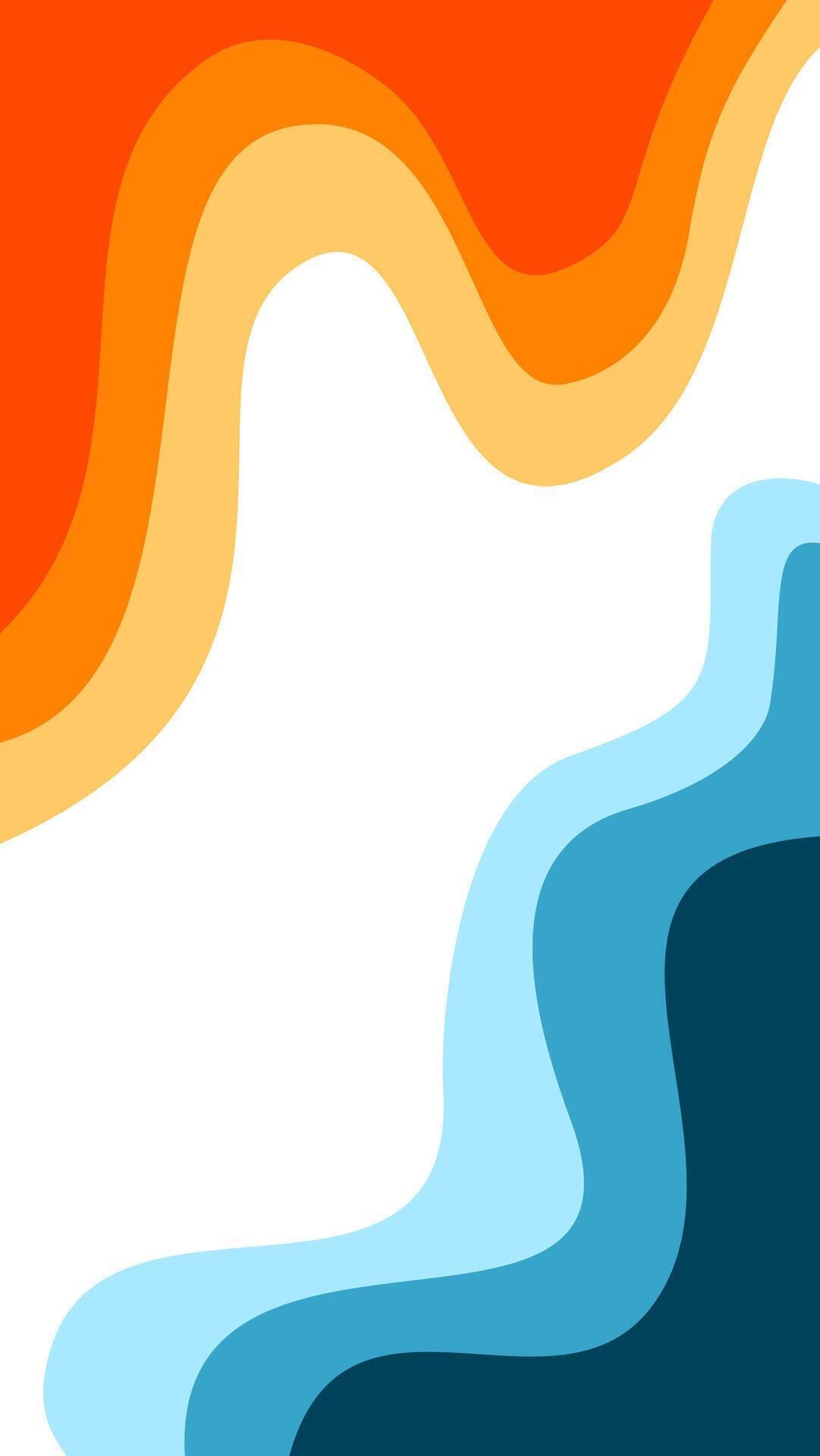 resumen ondulado antecedentes. azul y naranja antecedentes. resumen ...