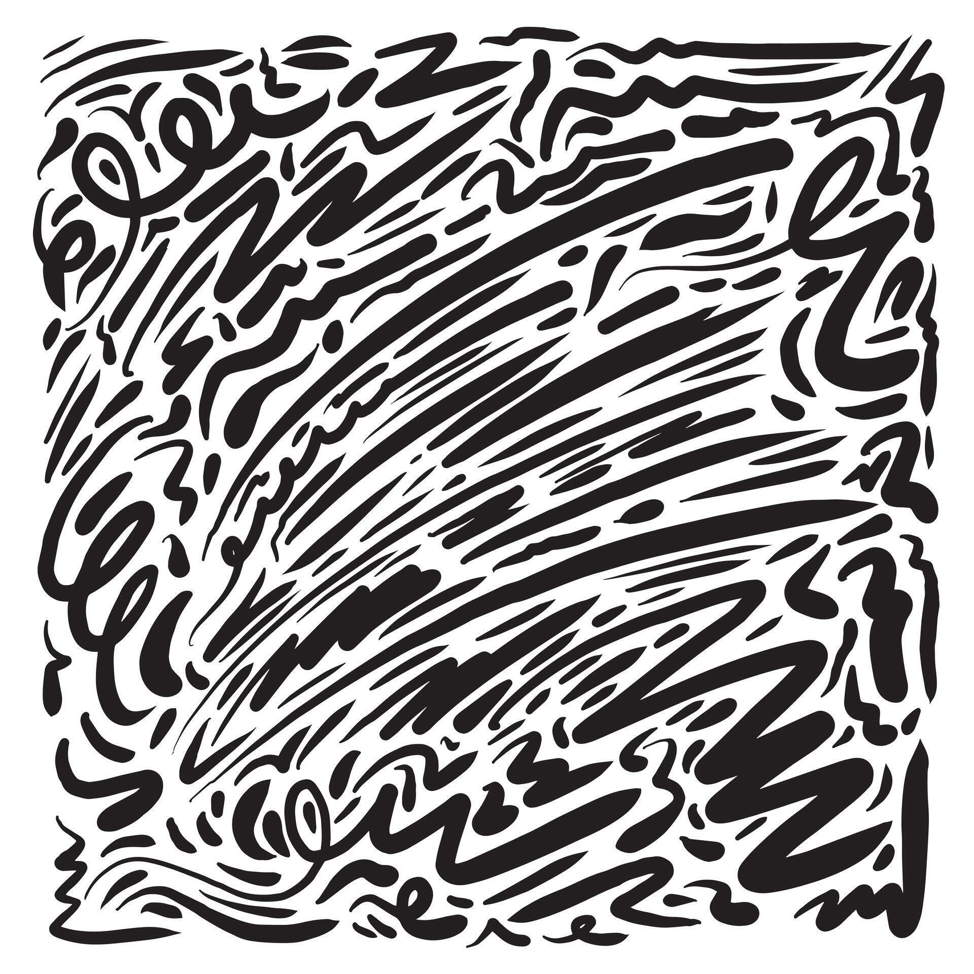 Maze with swirled and curved lines. abstract background with chaotic random waves, lines, dashes ...