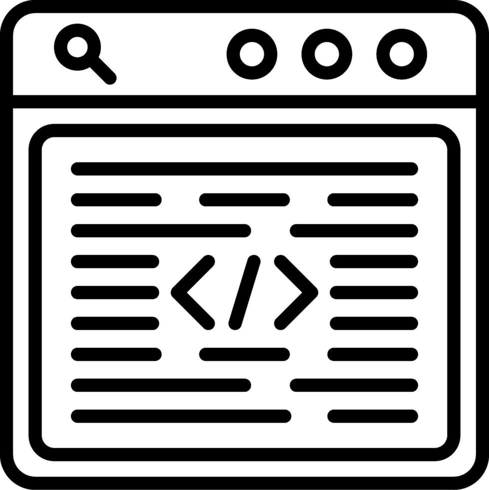 Programming Language Line Icon Design 46493677 Vector Art at Vecteezy Programming Language Line Icon Design 46493677 Vector Art at Vecteezy