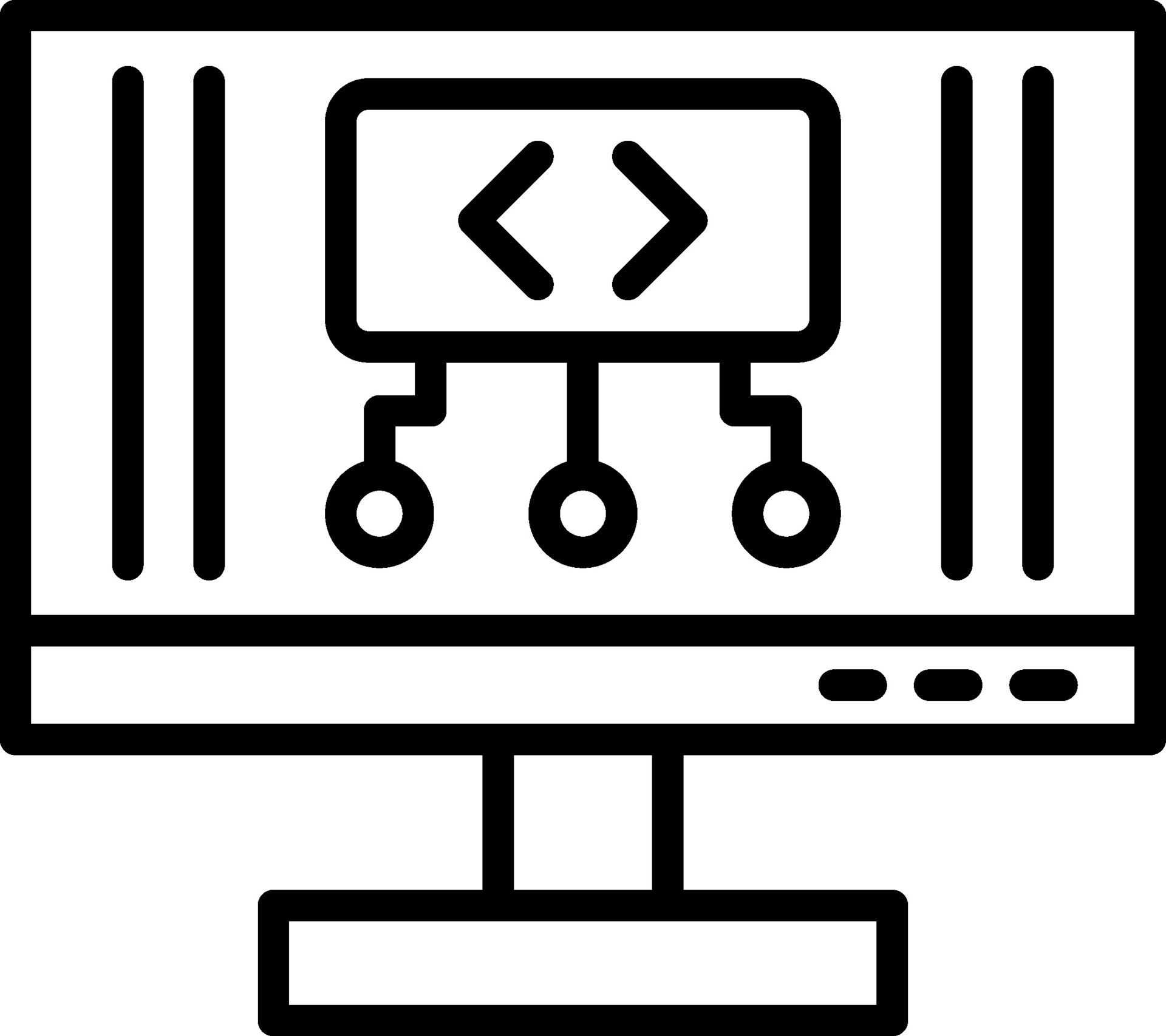Code Line Icon Design 46493976 Vector Art At Vecteezy