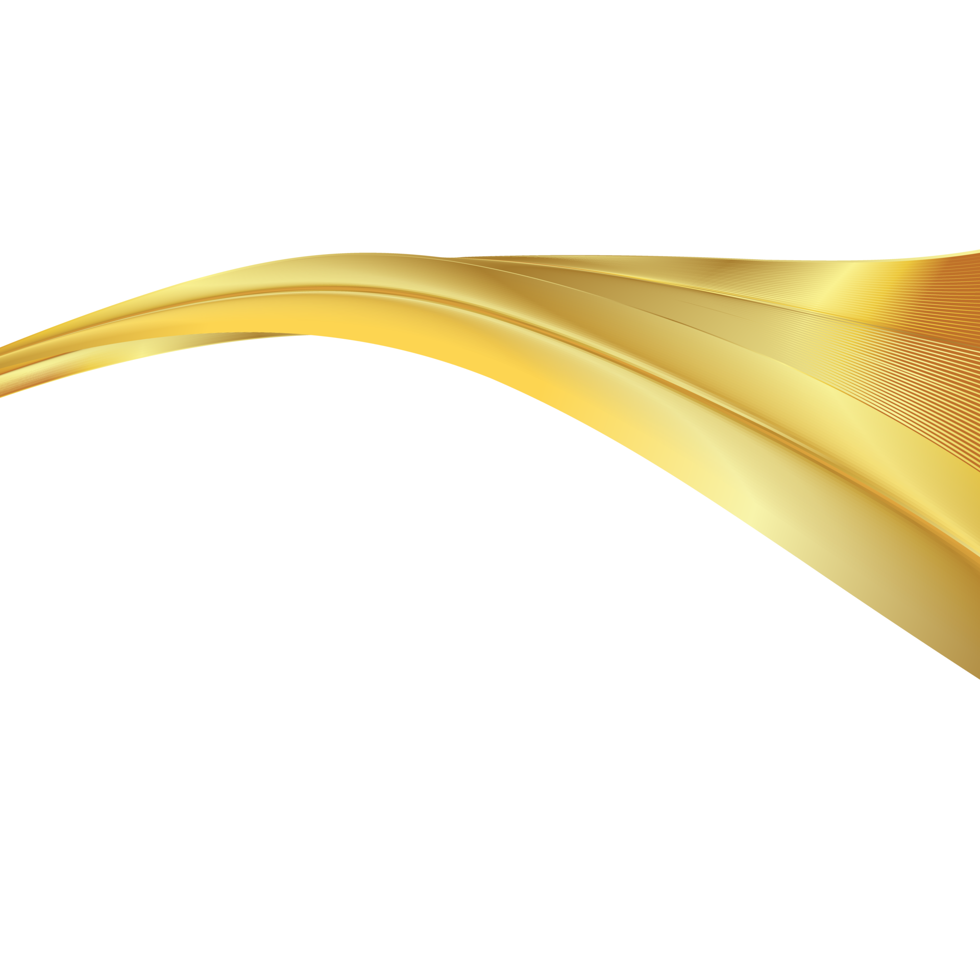 Abstract shiny color gold wave design element 46496293 PNG