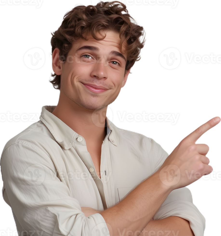 Handsome young man pointing away 46496613 PNG Handsome young man pointing away 46496613 PNG