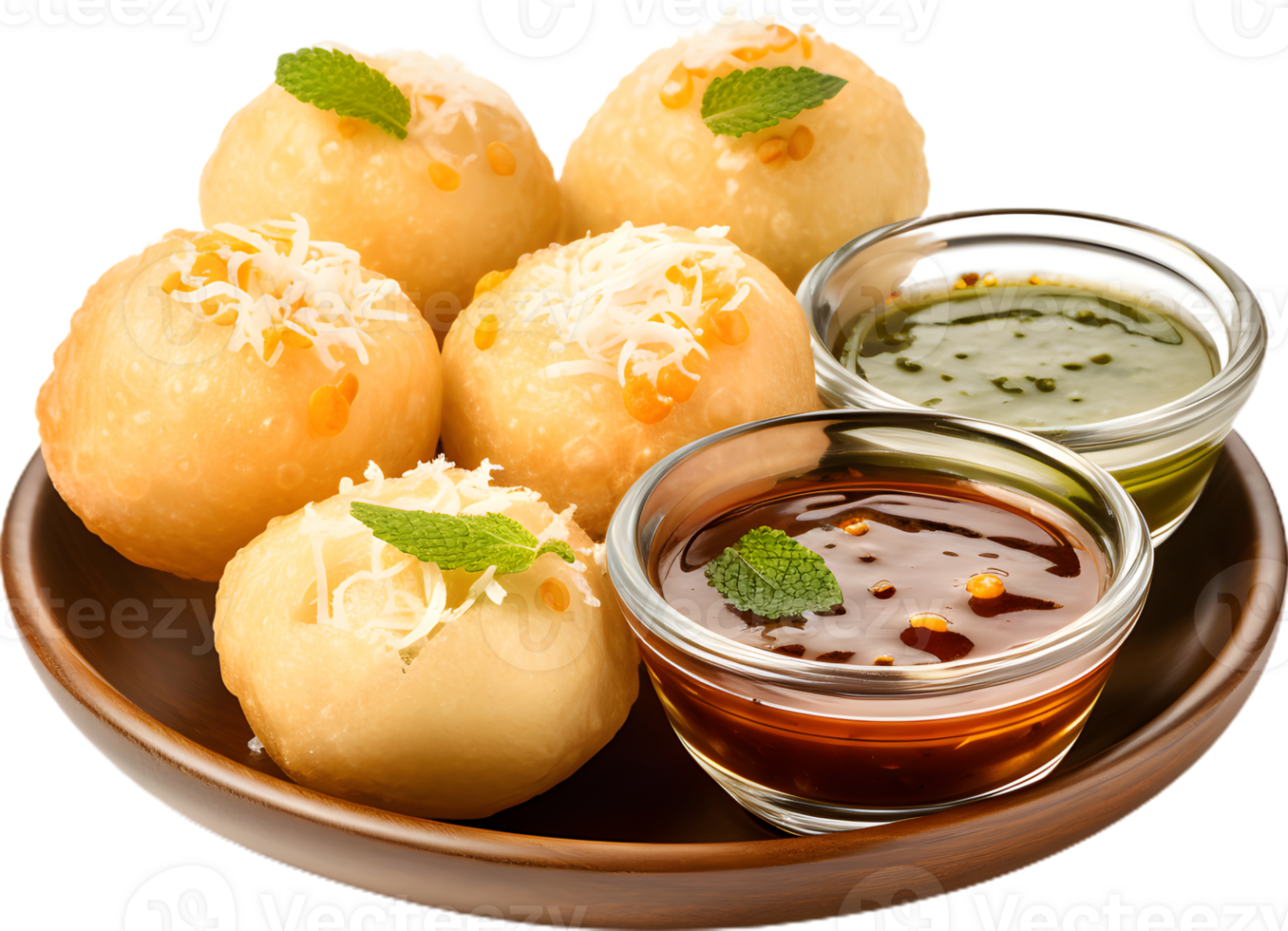 Photo panipuri or fuchka or gupchup or golgappa 46497015 PNG