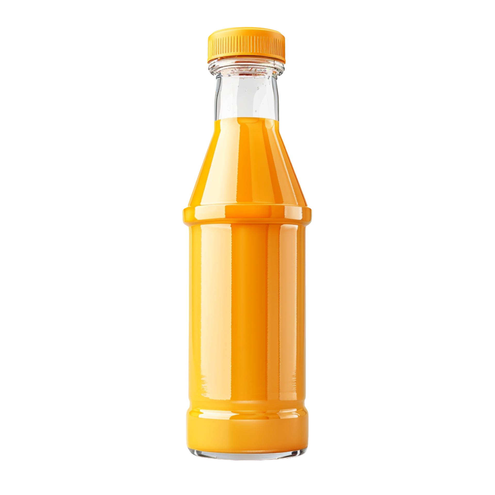 A bottle of orange juice isolated on transparent background 46497462 PNG