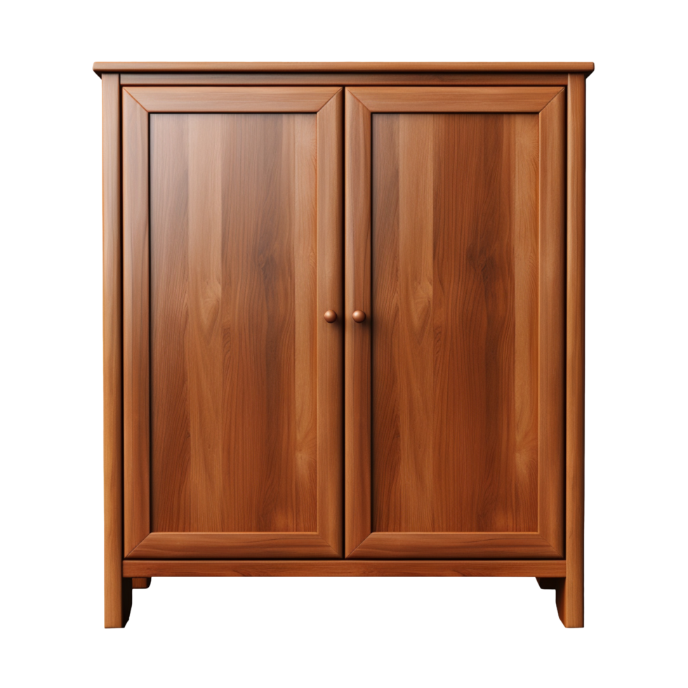 Modern wooden cabinet isolated on transparent background 46497926 PNG