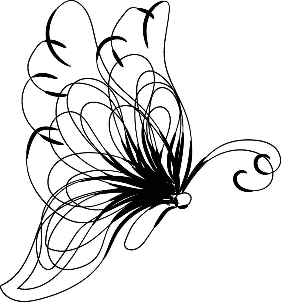 Page 55 Butterfly Silhouette Vector Art Icons And Graphics For Free