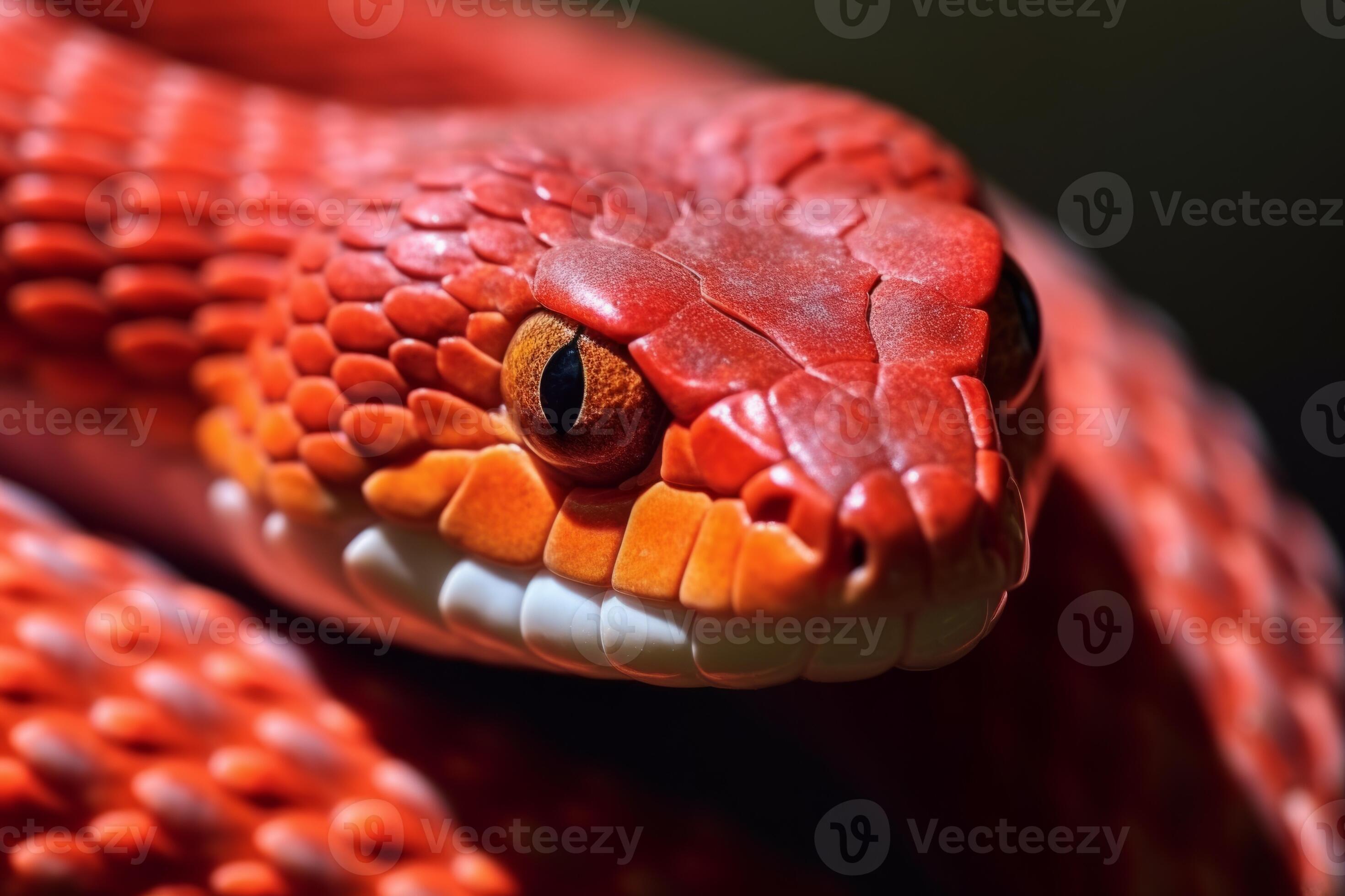 Colorful snake python cobra viper forest hiding waiting for prey ...