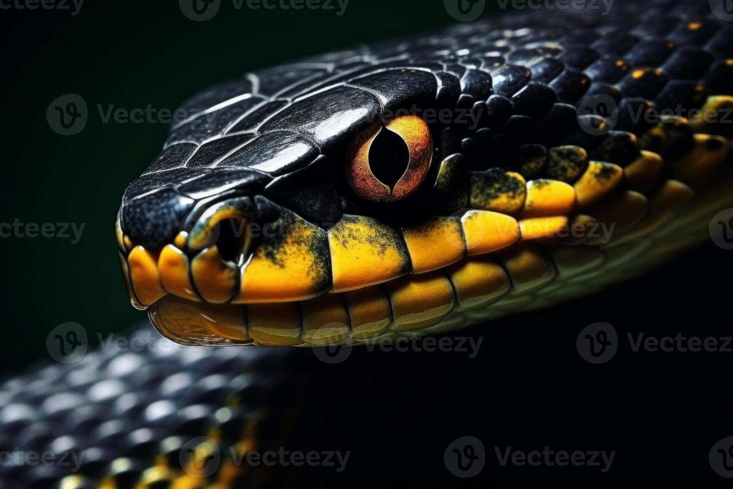 Colorful snake python cobra viper forest hiding waiting for prey ...