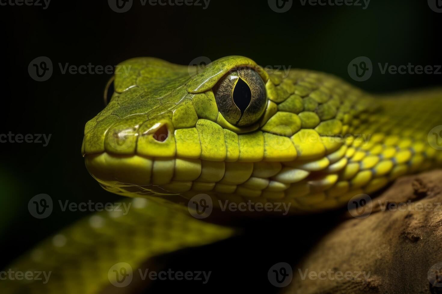 Colorful snake python cobra viper forest hiding waiting for prey ...
