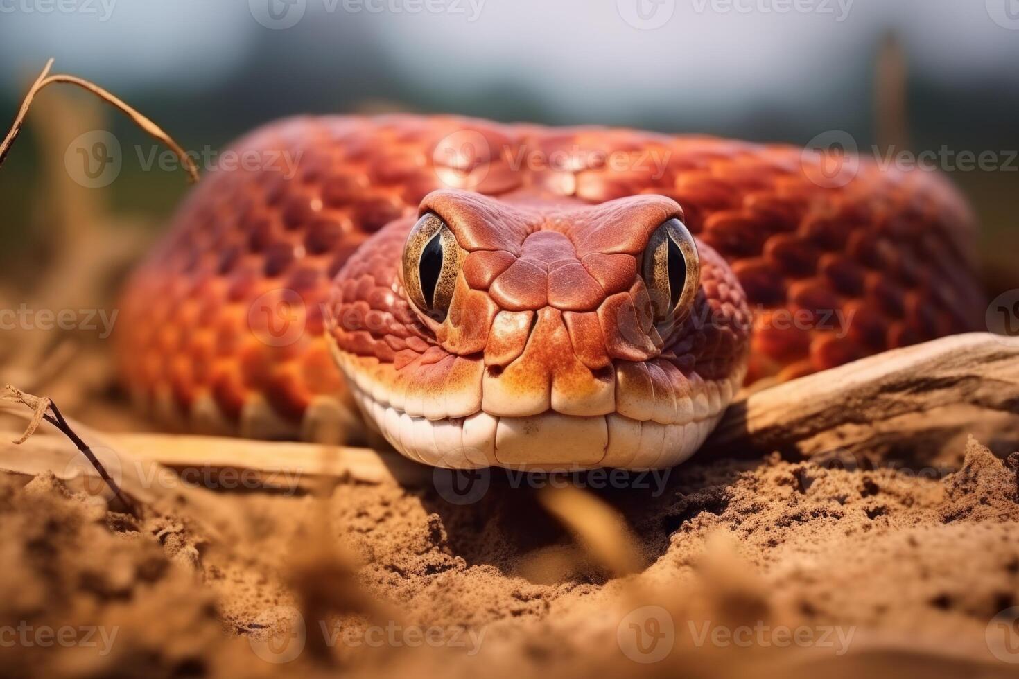 Colorful snake python cobra viper forest hiding waiting for prey ...