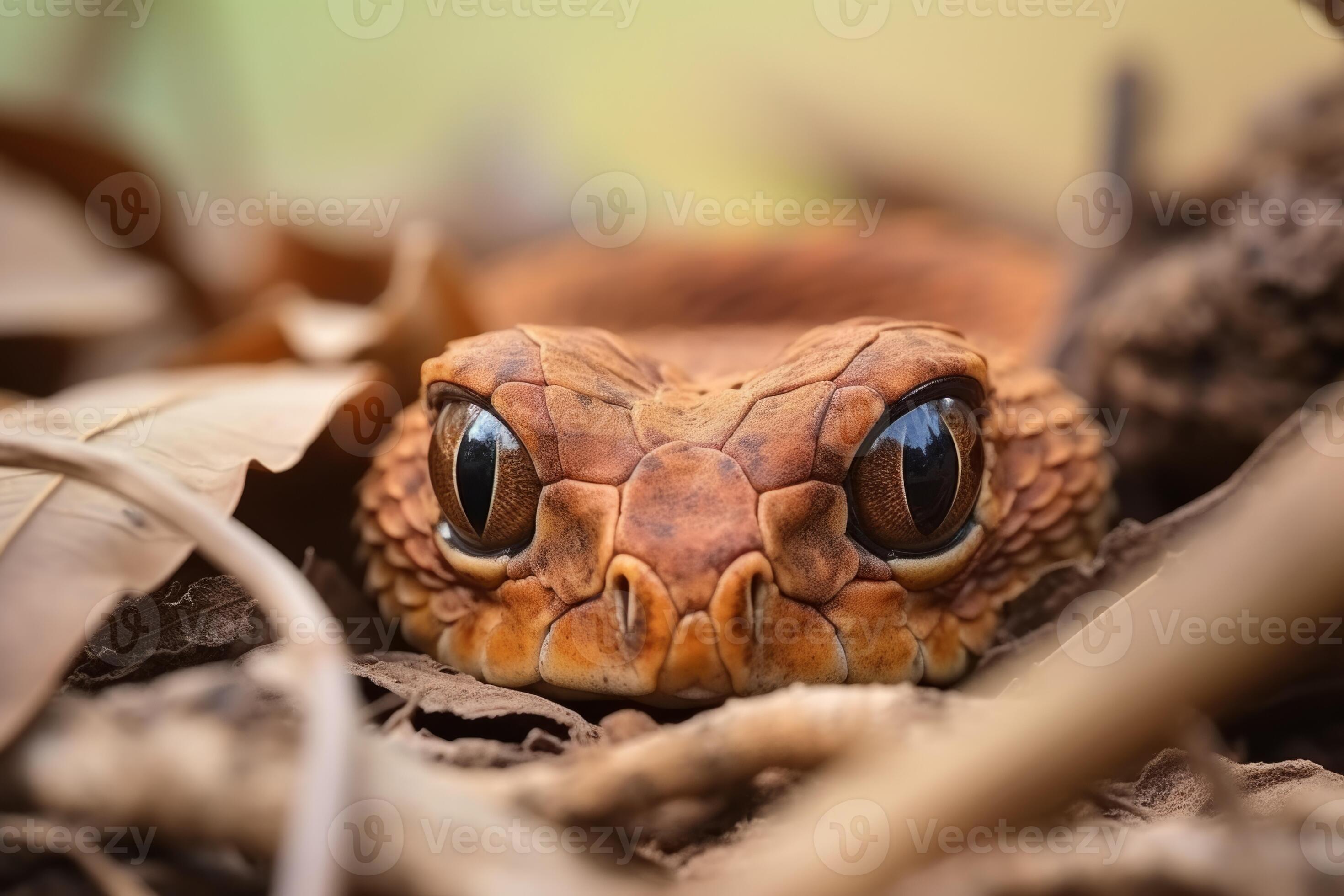 Colorful snake python cobra viper forest hiding waiting for prey ...