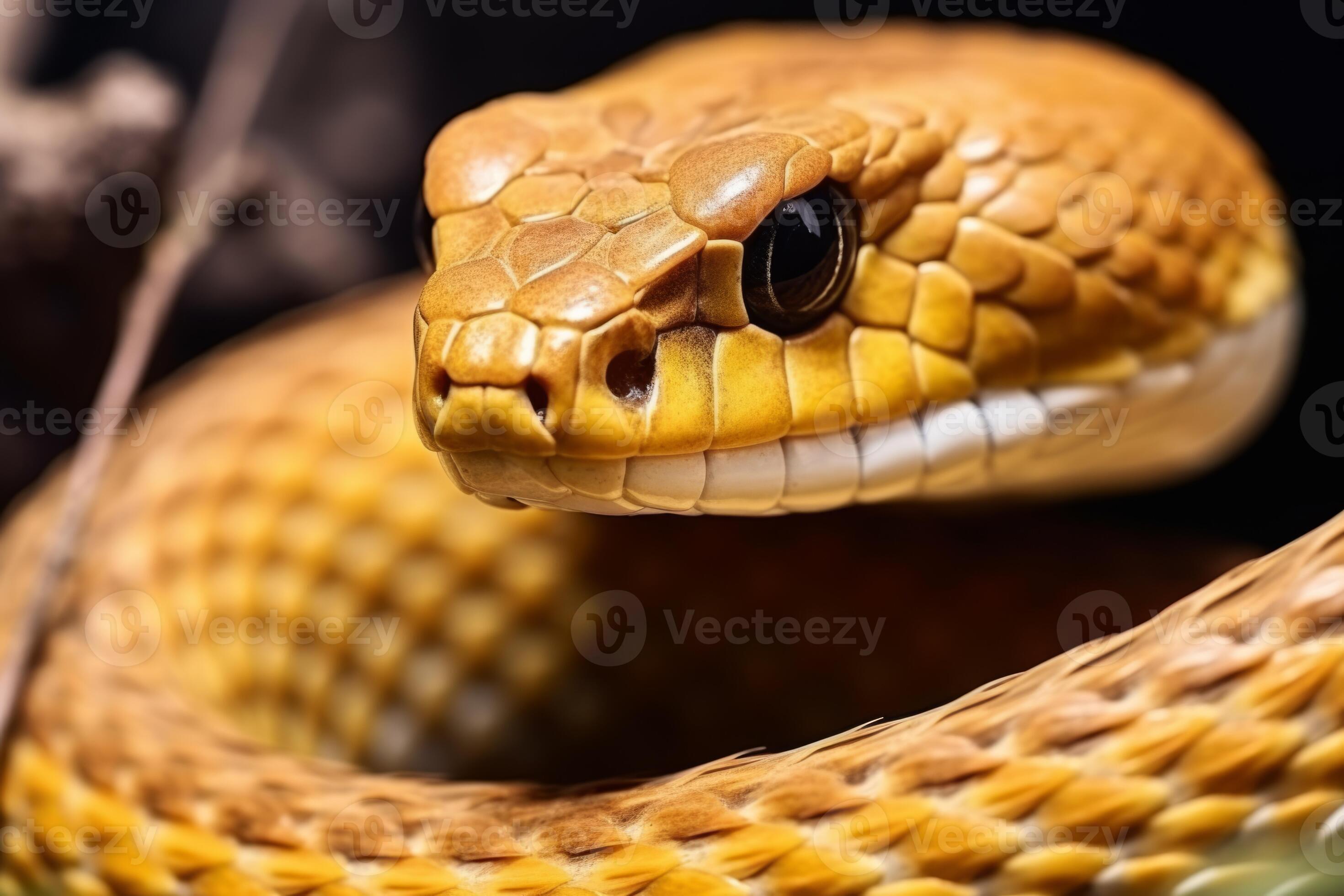 Colorful snake python cobra viper forest hiding waiting for prey ...